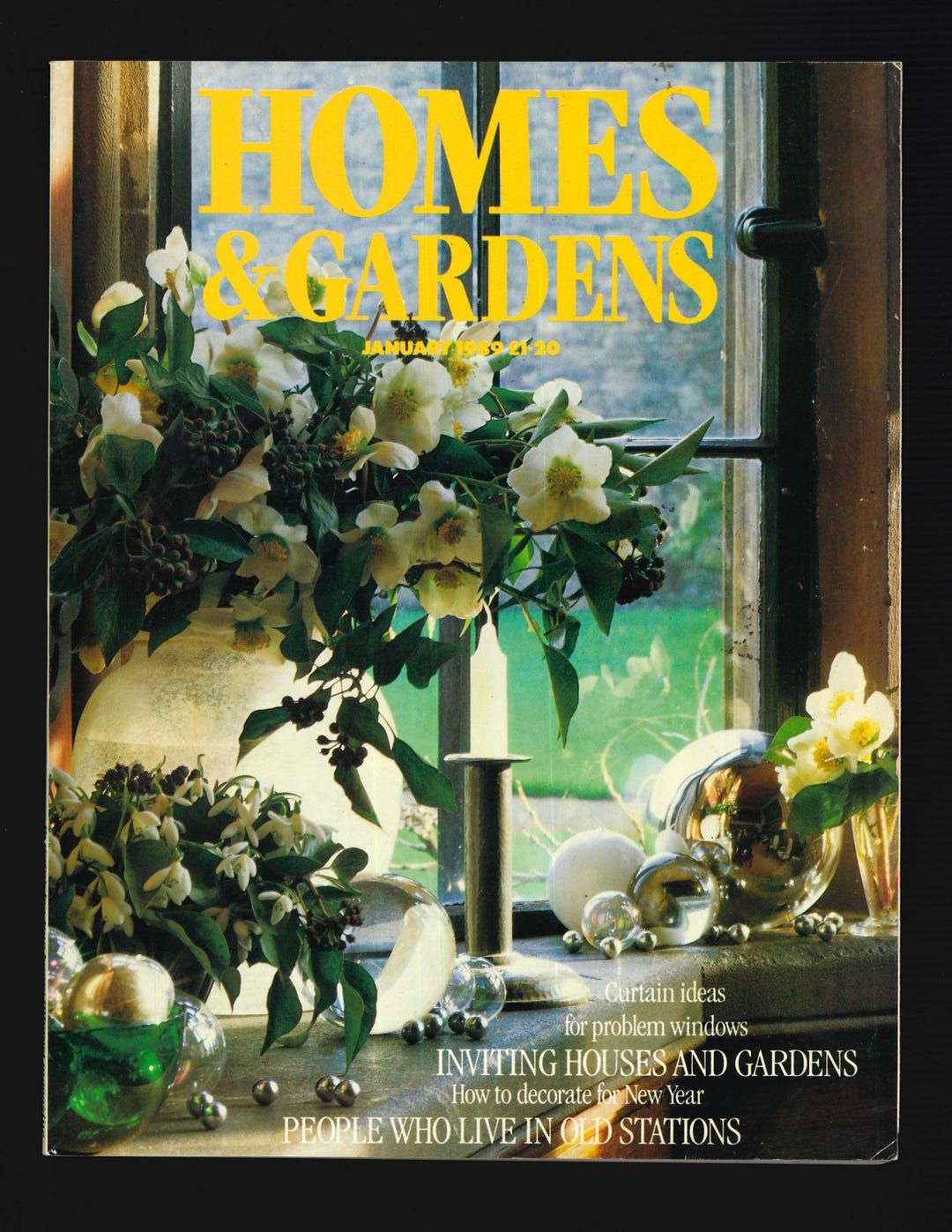 Homes and Gardens 1989 Original Vintage Interior Decorating Magazine - Etsy