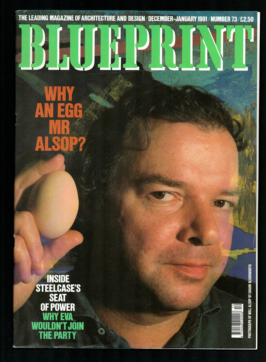 Blueprint No 73 Dec - Jan 1991 Architecture and Design Magazine - Etsy