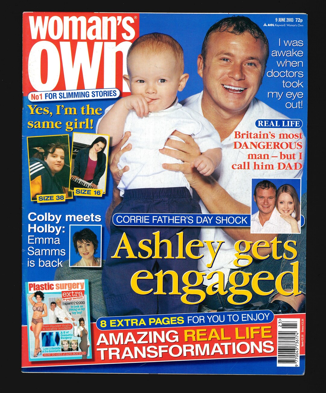 Woman's Own June 9 2003 Original British Vintage Weekly Women Magazine ...