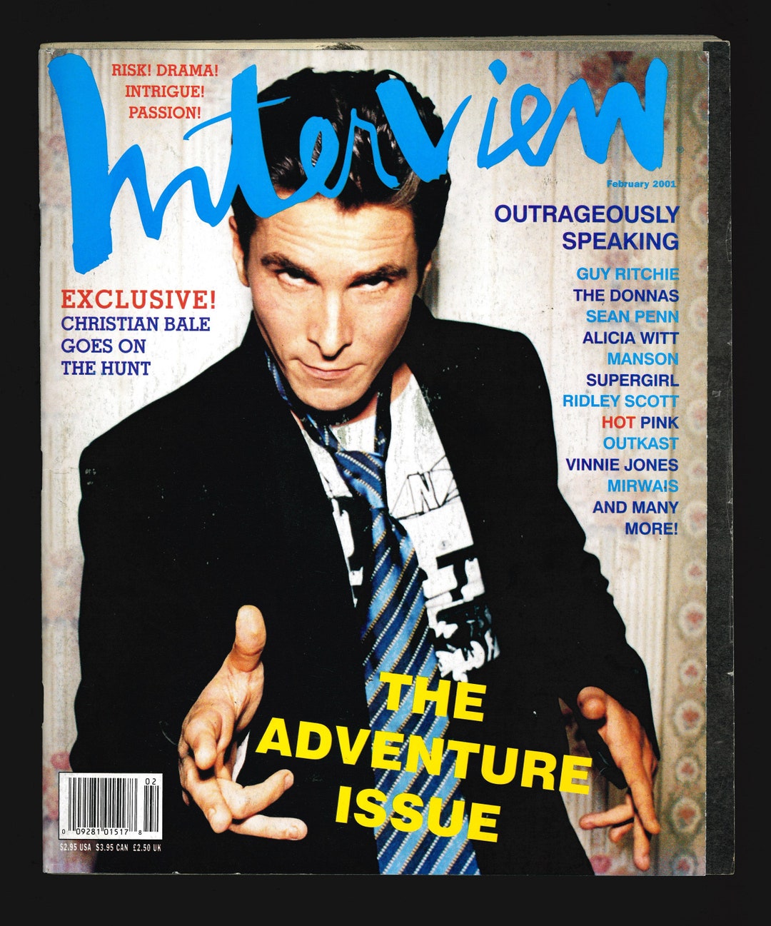 Interview US Feb 2001 the Adventure Issue Christian Bale Guy Ritchie ...