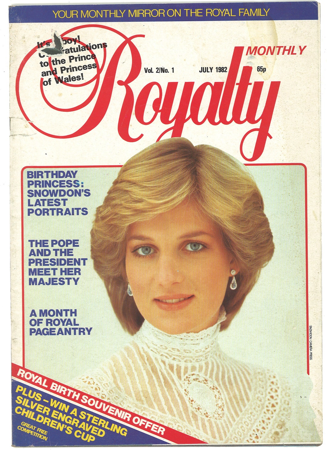 Royalty Vol 2 No 1 July 1982 Original Vintage Monthly Magazine Gift ...
