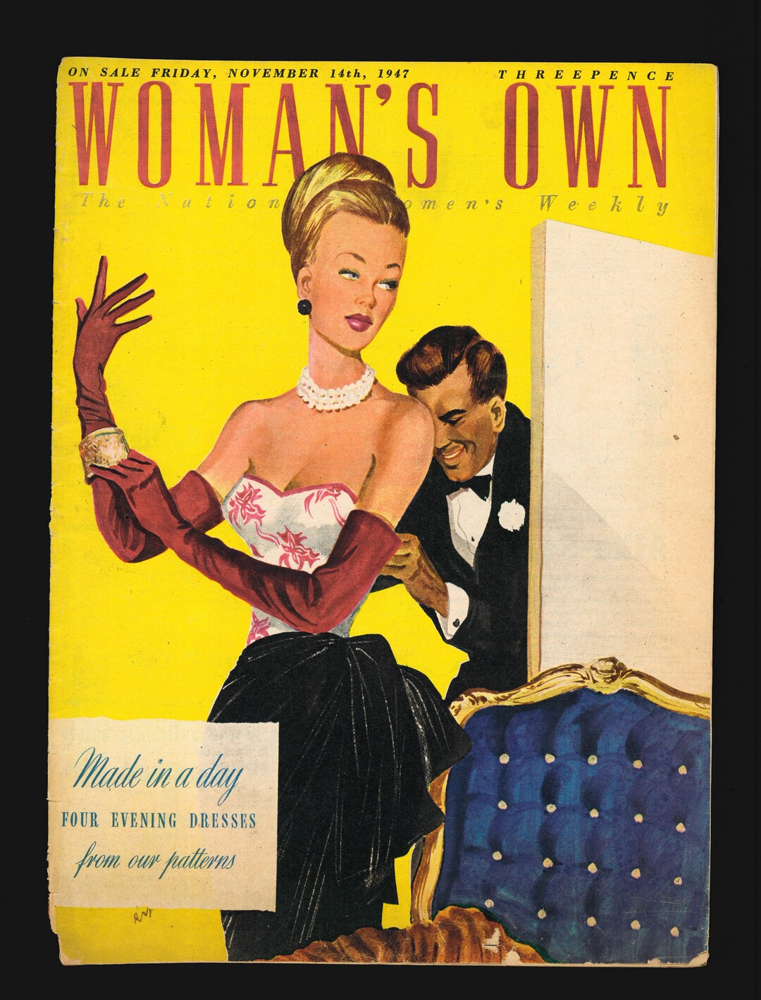 Woman's Own Nov 14 1947 Original British Vintage Weekly Women Magazine - Etsy