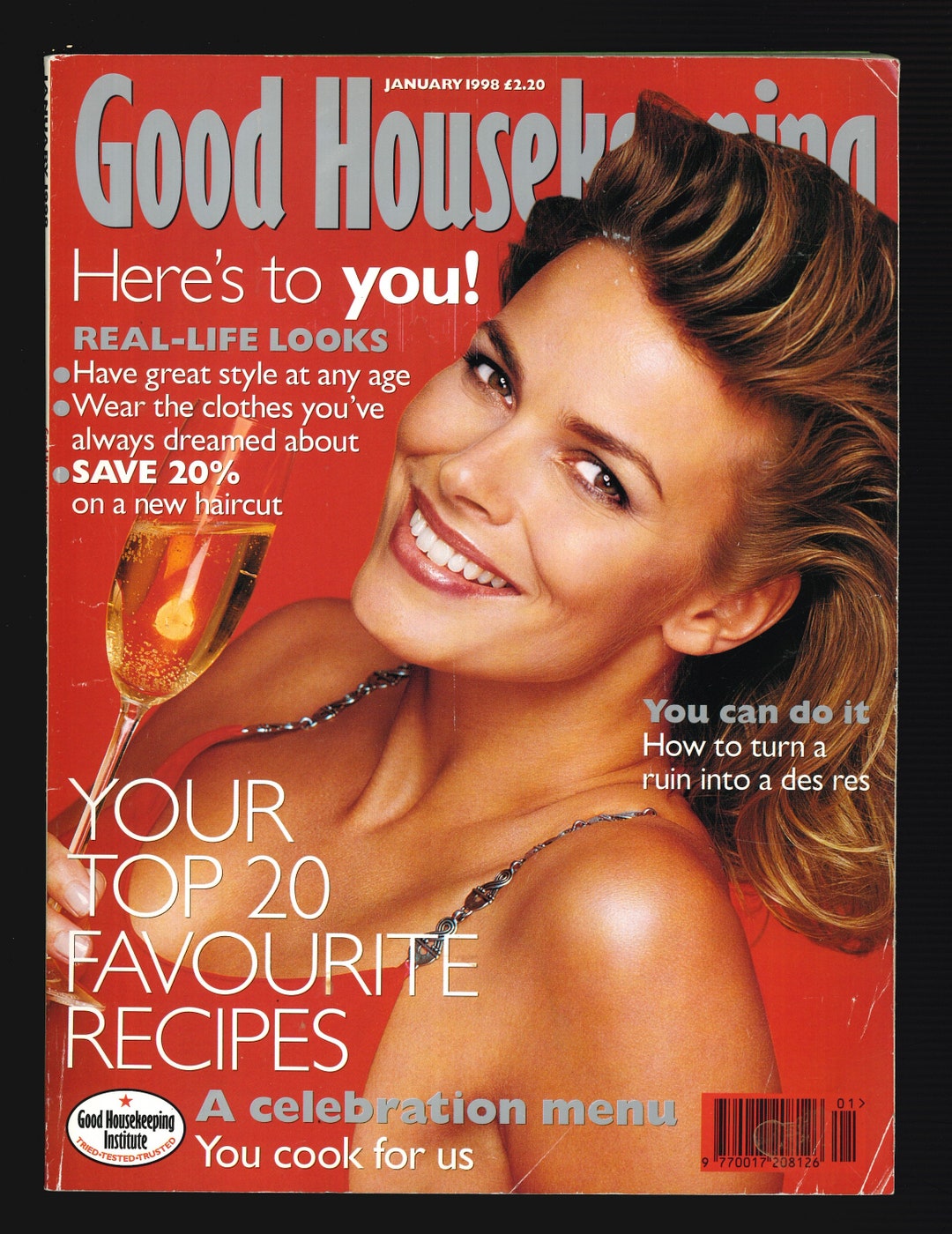Good Housekeeping Back Issues 1998 Vintage Women Magazine - Etsy