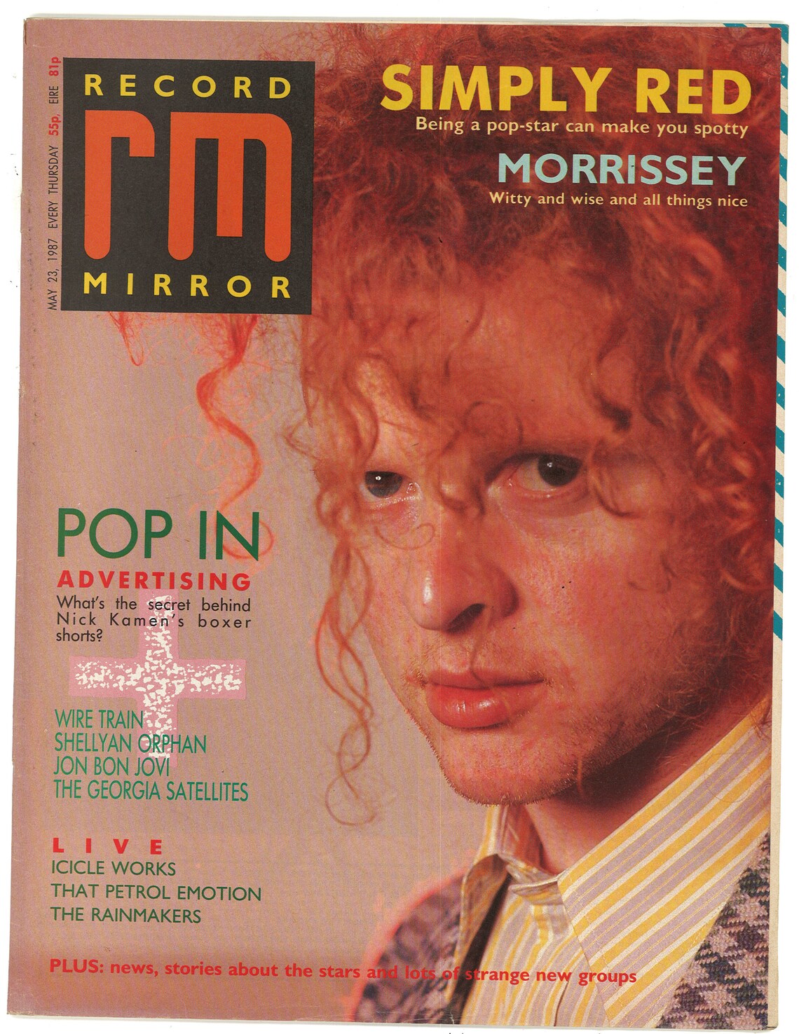 Record Mirror May 23 1987 Original Music Magazine Top 100 Chart Singles ...