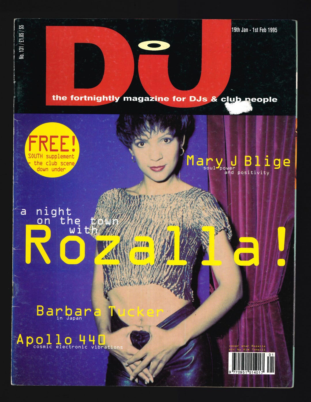 DJ 1995 Vintage Original Dance Music and Clubs Magazine - Etsy
