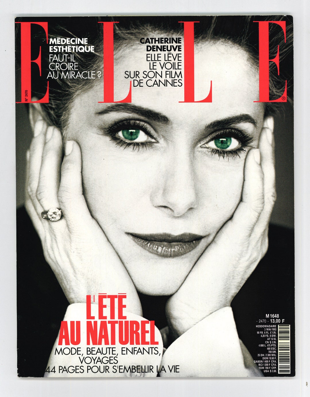 Elle May 3 1993 French Edition Vintage Magazine - Etsy