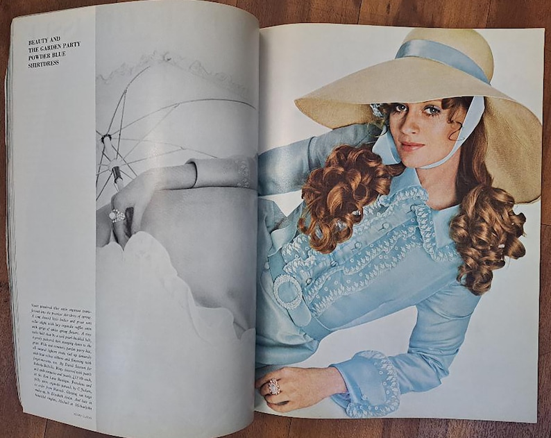 Vogue UK April 1st 1968 British Original Vintage Fashion Magazine ...