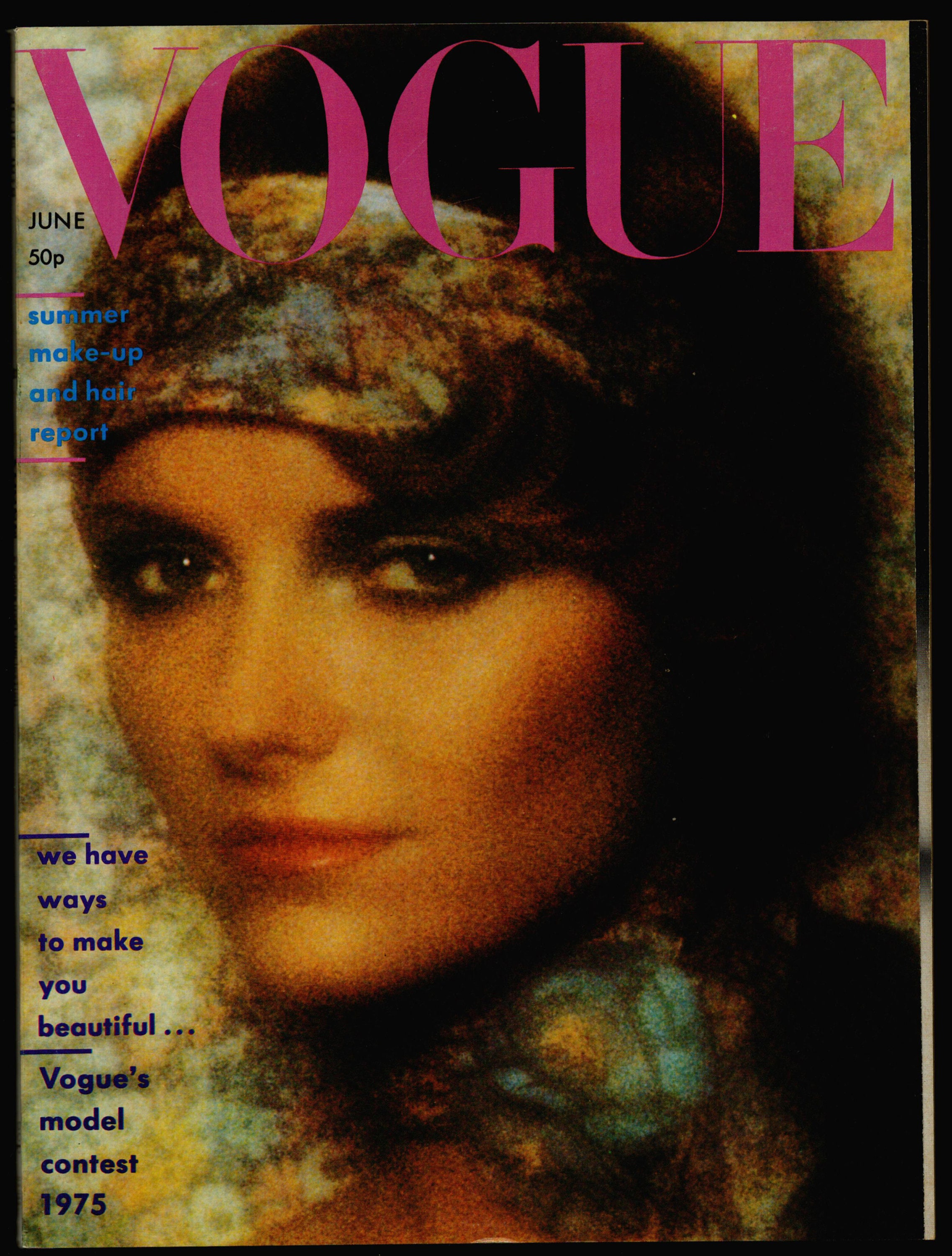 Vogue UK June 1975 British Original Vintage Fashion Magazine Cheryl ...