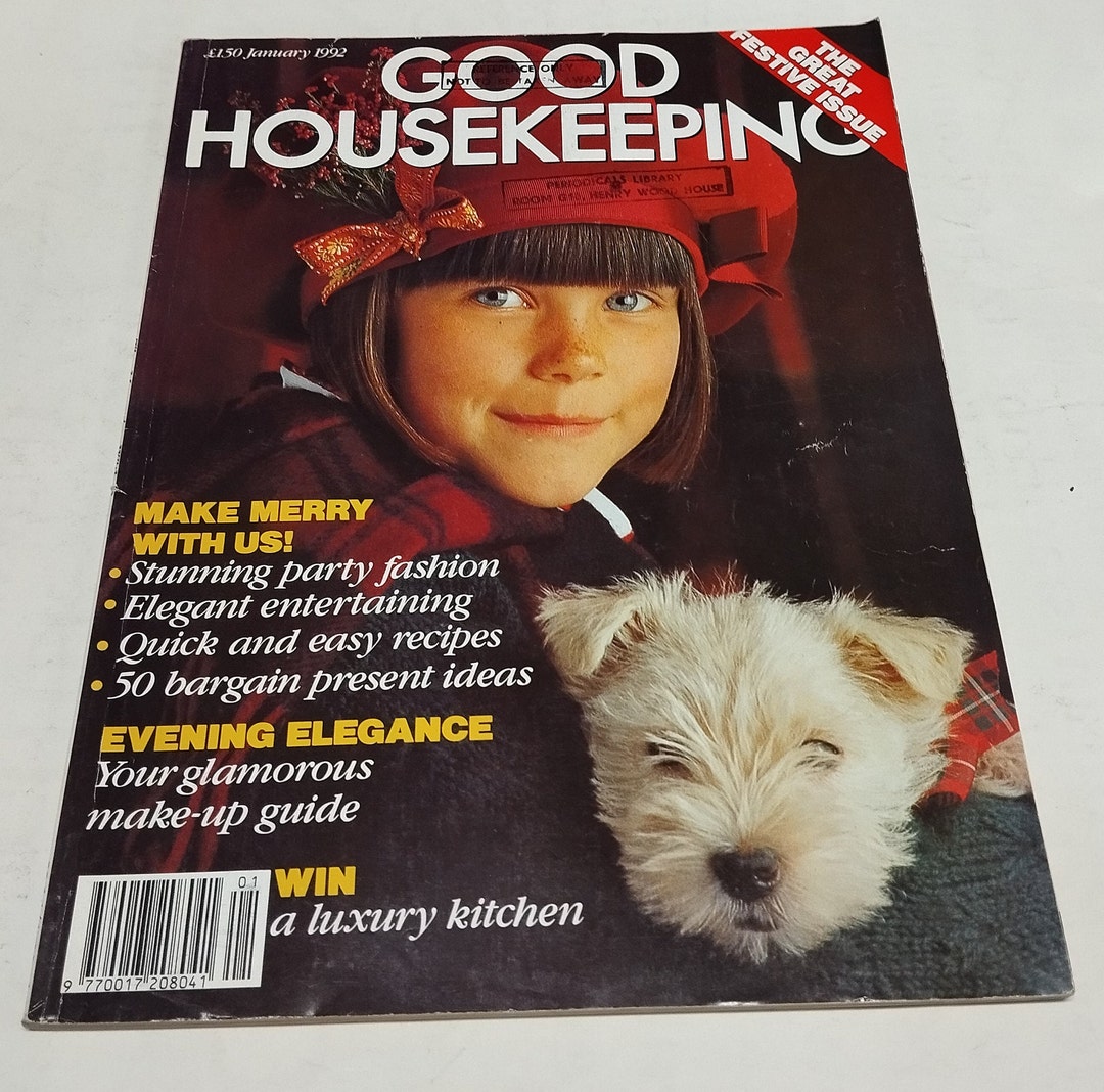Good Housekeeping Jan-june 1992 Vintage Women Magazine - Etsy