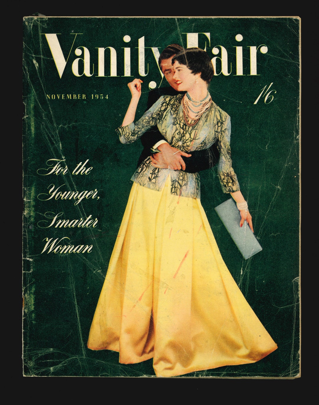 Vanity Fair Nov 1954 Rare Retro Vintage Original Fashion Magazine 70th ...