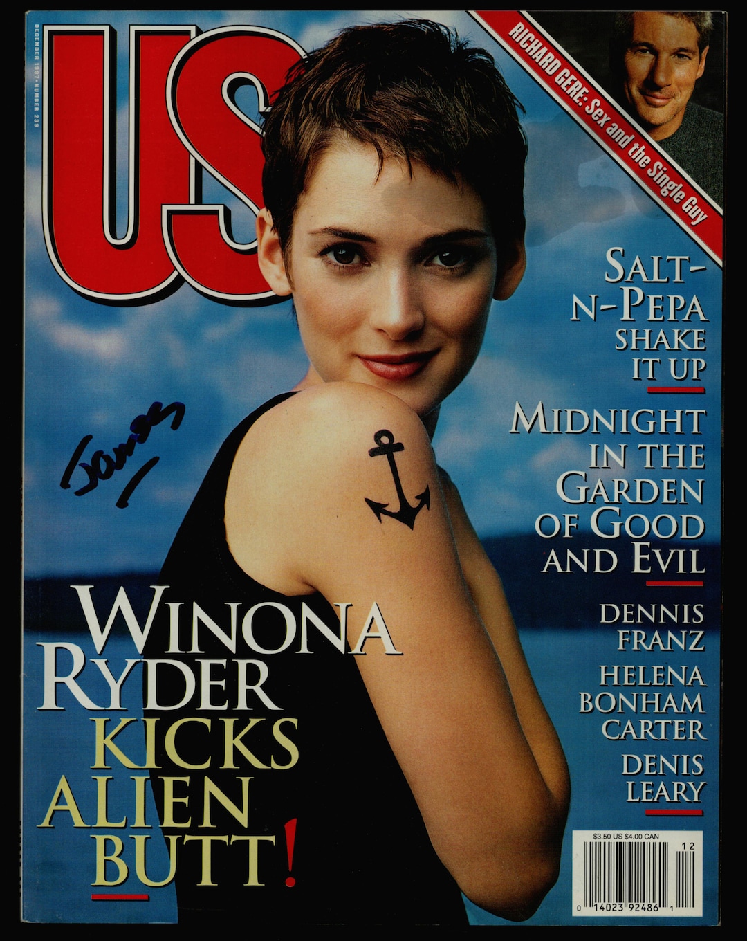 US Magazine Dec 1997 Winona Ryder - Etsy