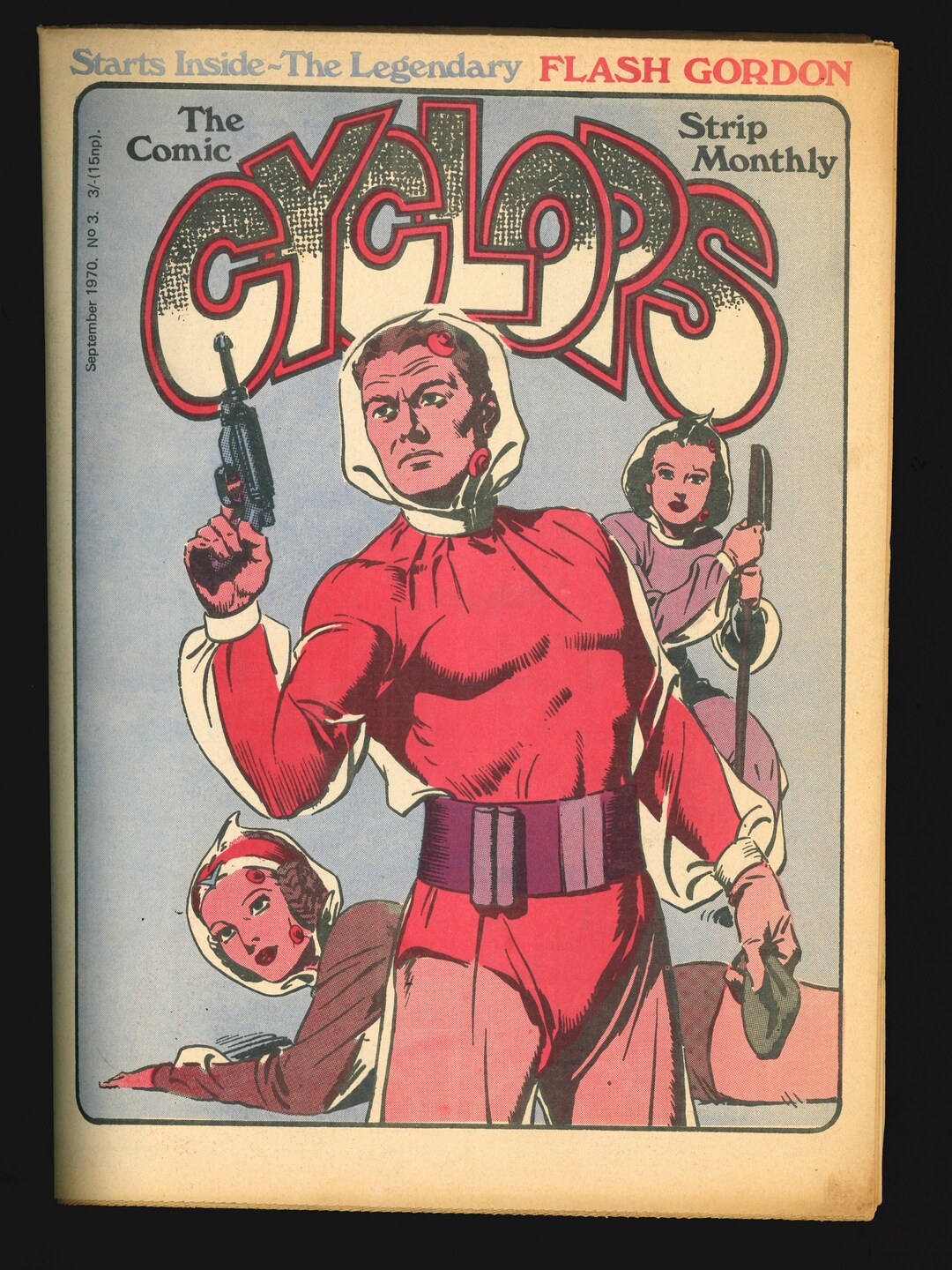 Cyclops #3 Sept 1970 Comic Strip Monthly Magazine(a) - Etsy