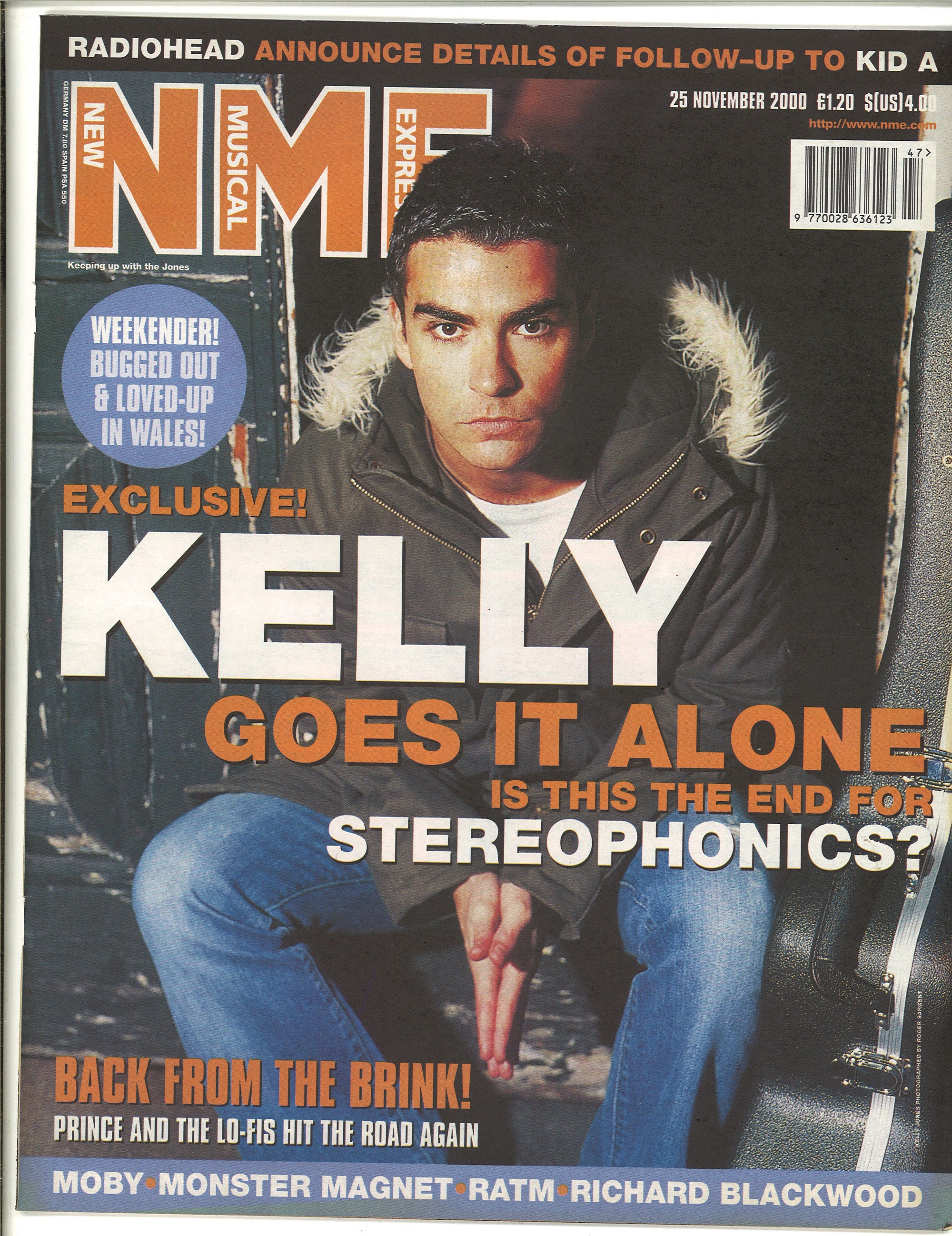 NME UK Oct 25 2000 Original Music Reading Magazine 21st | Etsy