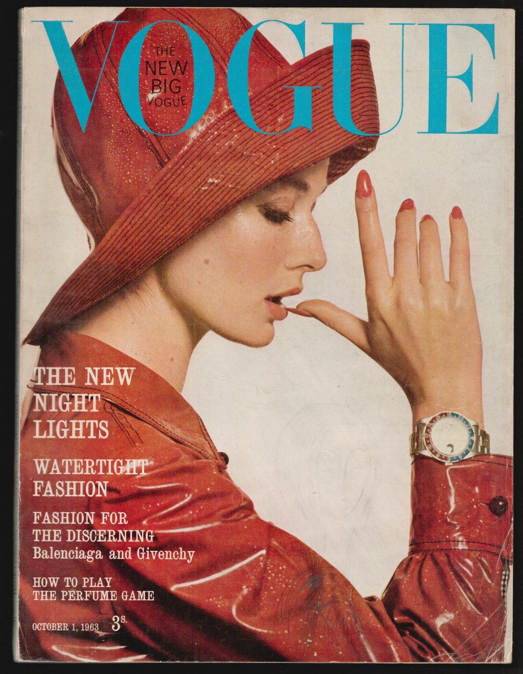 Vogue UK Oct 1st 1963 Original Vintage Fashion Magazine Mary Quant ...