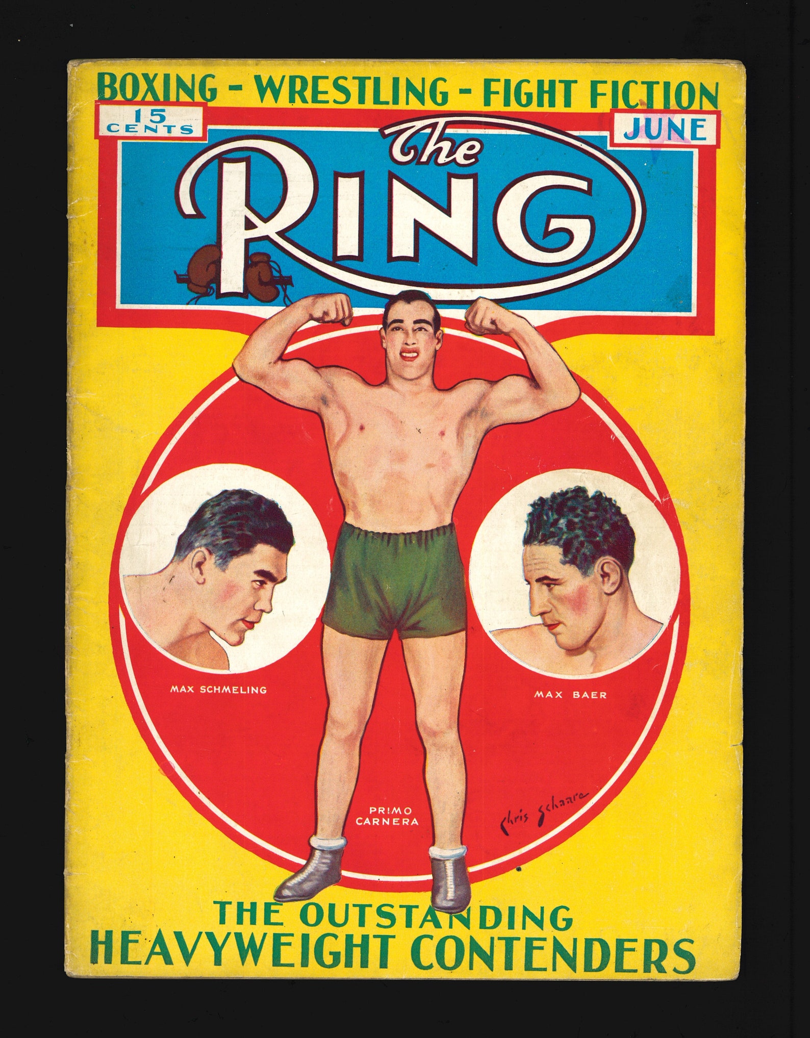 The Ring 1933 Boxing Wrestling Fighting Original Vintage Rare Magazine ...