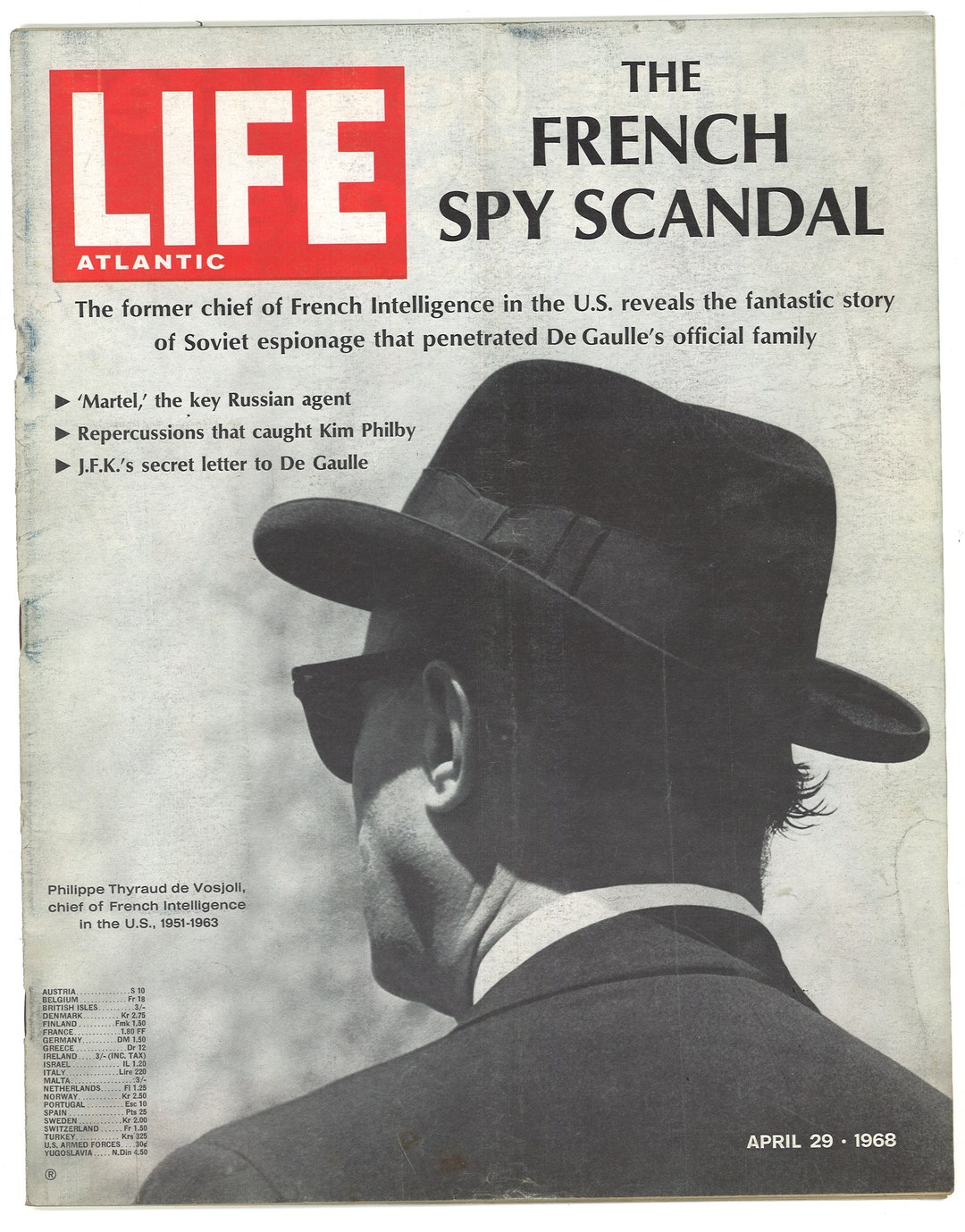 Life US Atlantic April 29 1968 American Original Vintage Weekly ...