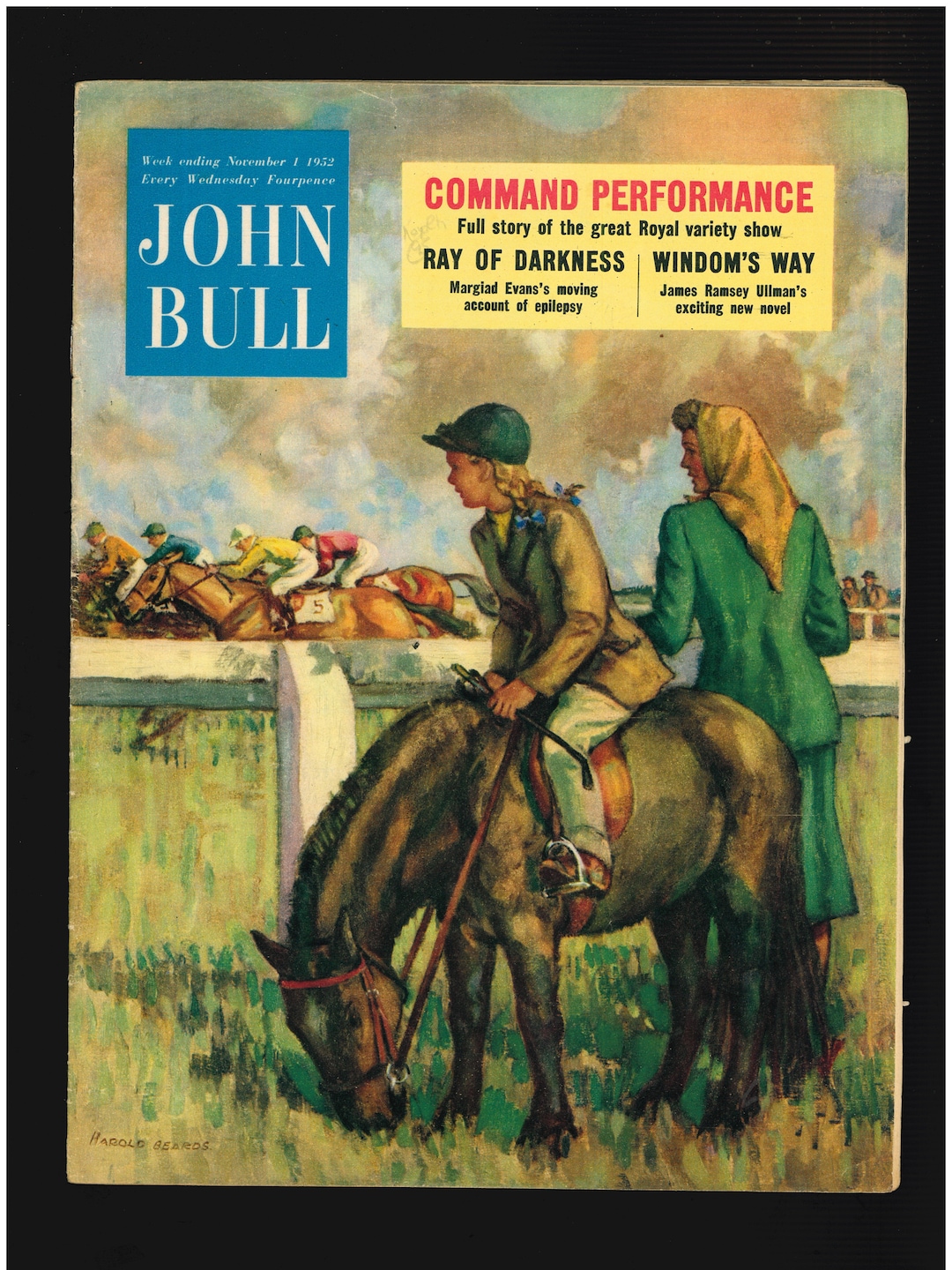 JOHN BULL NOV 1 1952 British Original Vintage Magazine - Etsy