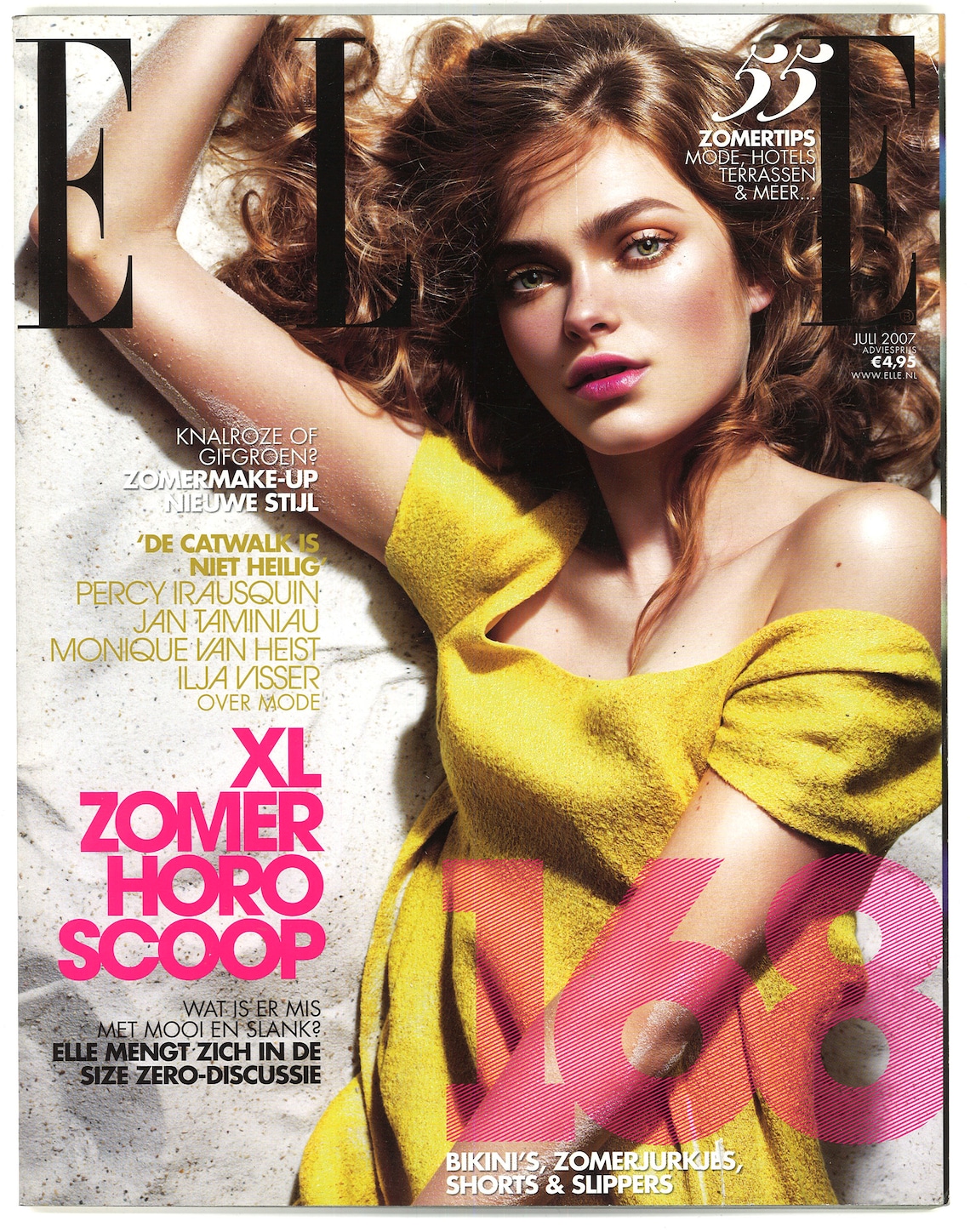 Elle July 2007 Dutch Foreign Original Fashion Magazine Gift Present ...