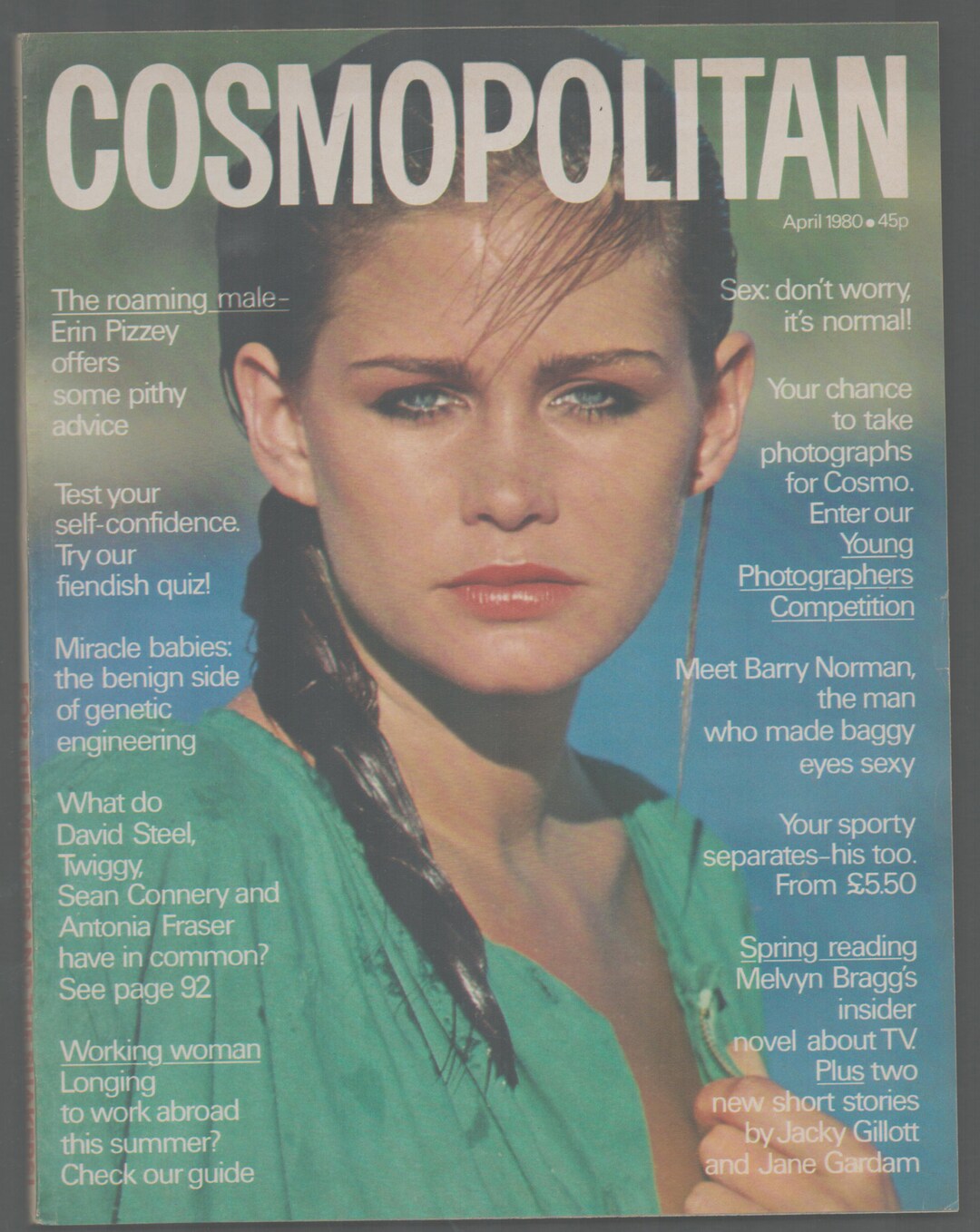 Cosmopolitan UK April 1980 British Original Vintage Fashion Magazine ...