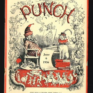 Punch 1956 Bundle of 50 Copies Vintage Original Satire Magazine - Etsy