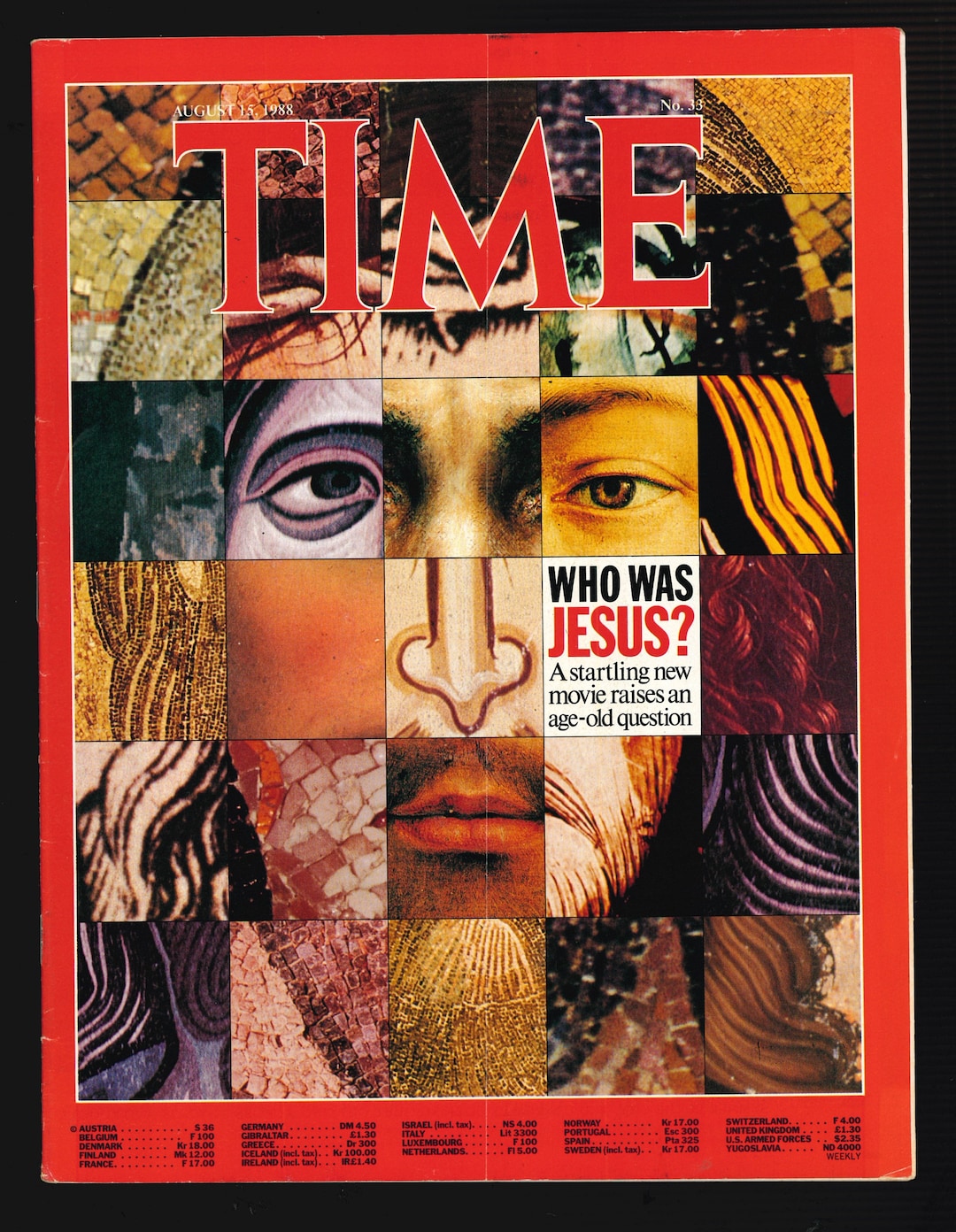 TIME AUG 15 1988 Vintage Magazine Who Was Jesus? - Etsy