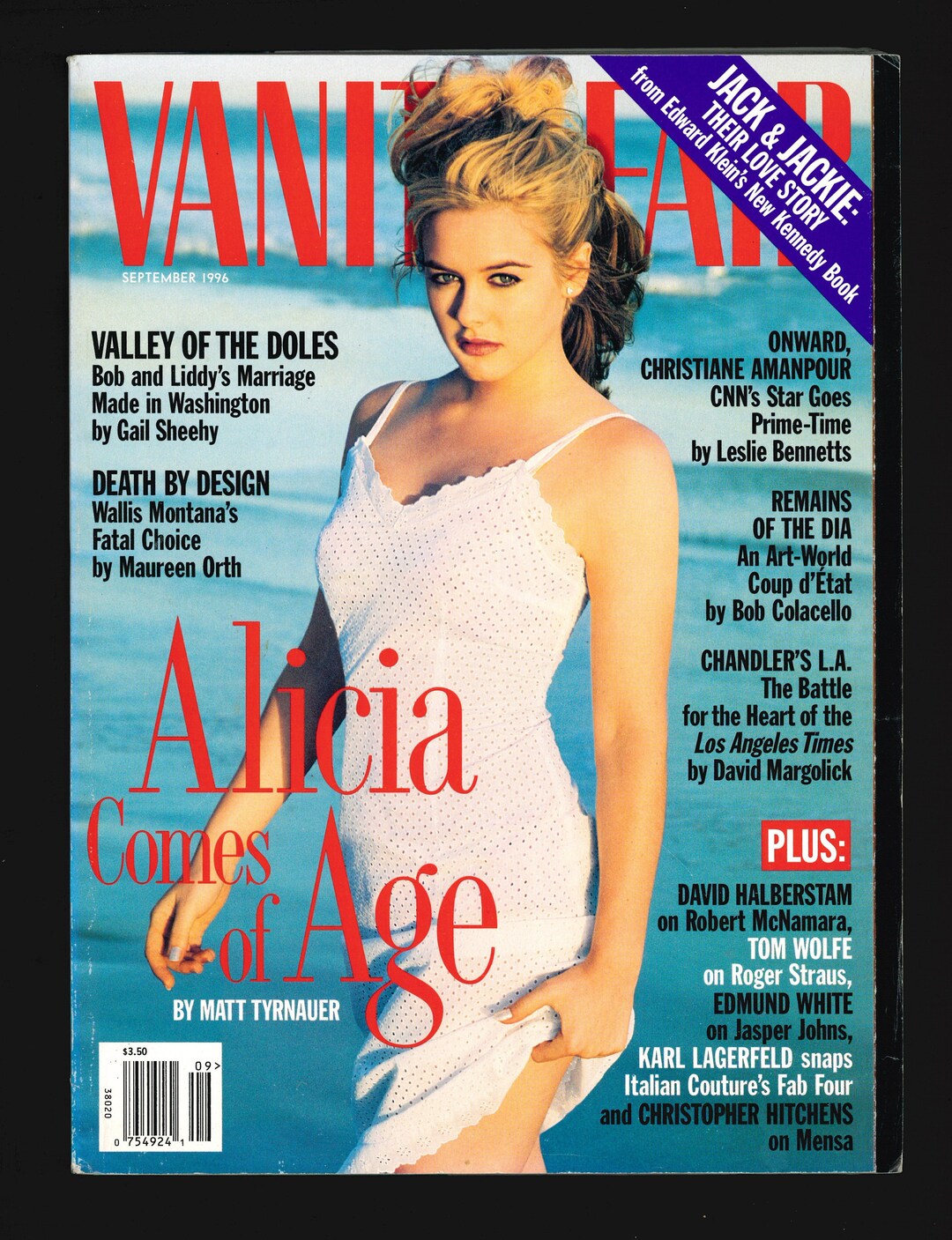Vanity Fair Magazine Sept 1996 Alicia Silverstone - Etsy