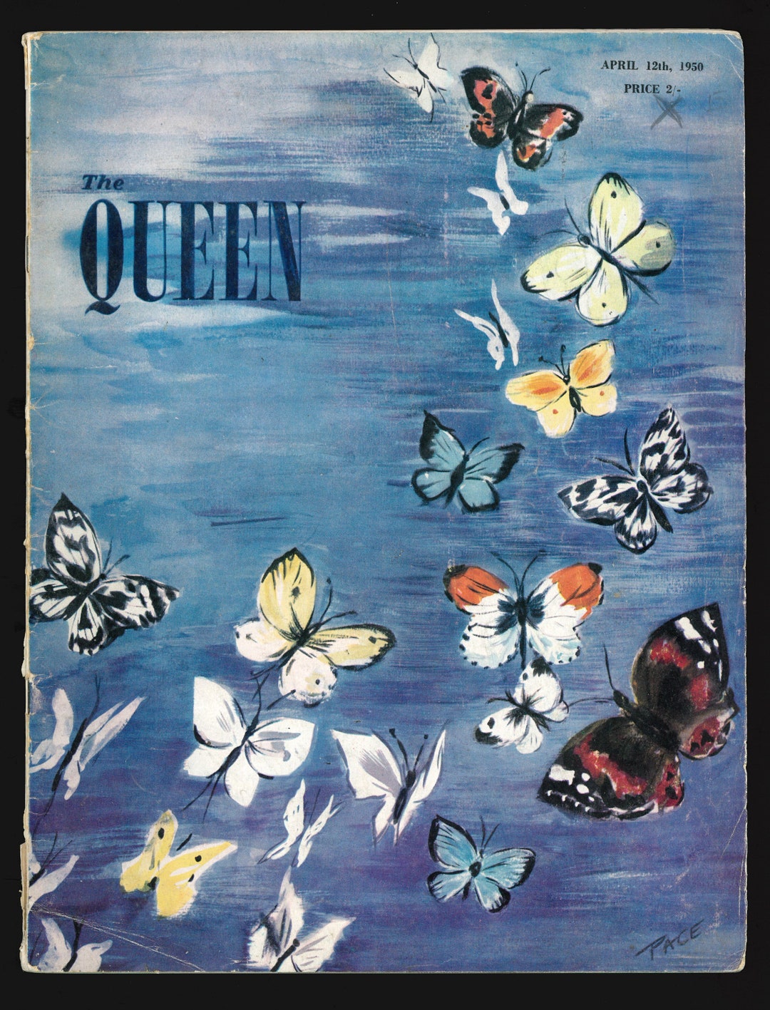 Queen Magazine April 15 1950 Original Vintage Fashion Magazine - Etsy