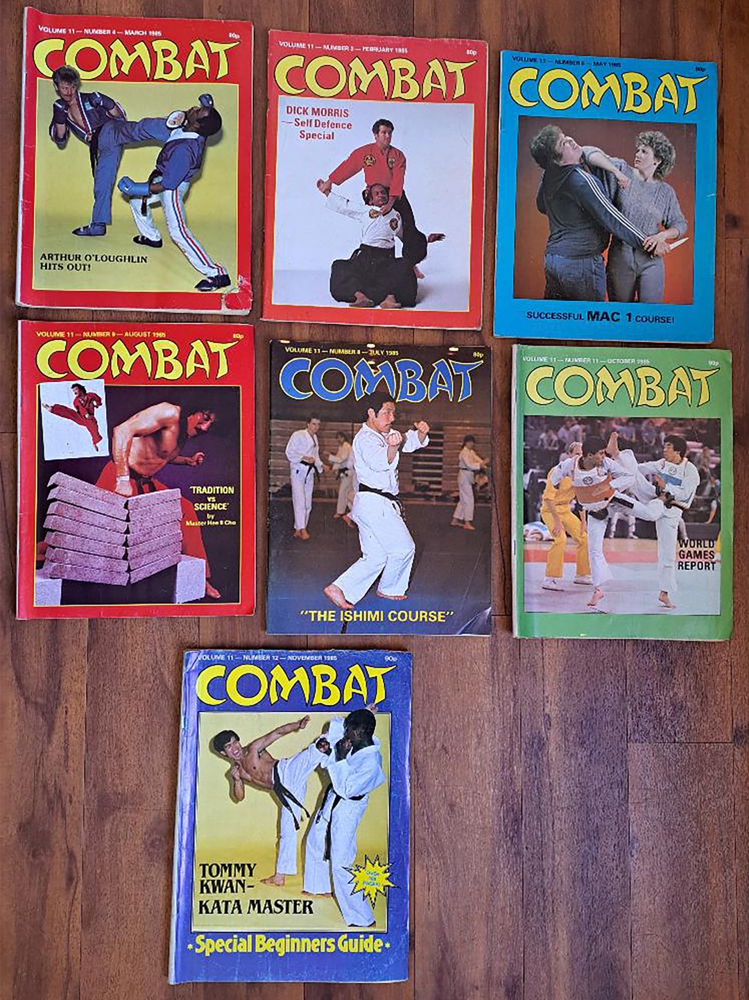 Combat Martial Arts Magazine 1985 Bundle of X 7 Copies - Etsy