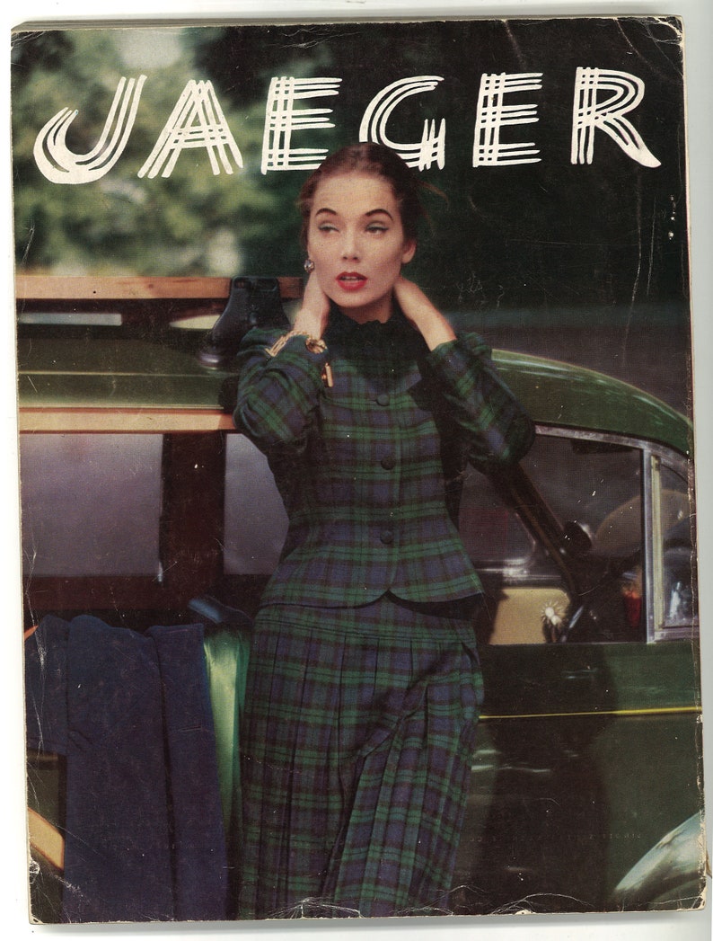 Vogue UK Oct 1957 British Original Vintage Retro Rare Fashion - Etsy