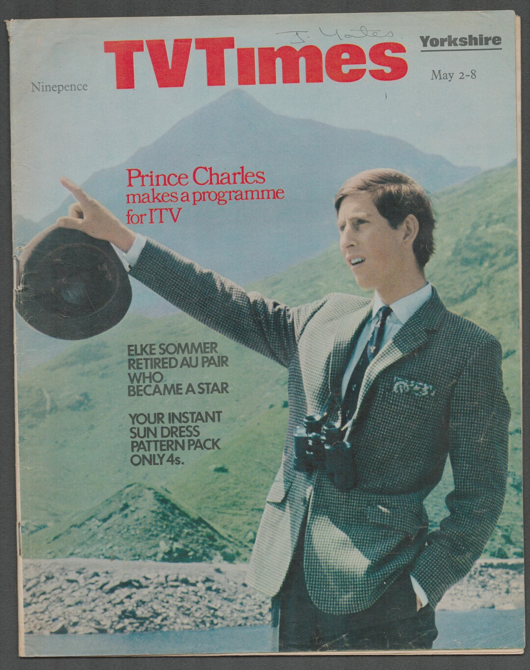 TV Times April 30 1970 Yorkshire Edition Original Vintage Magazine ...