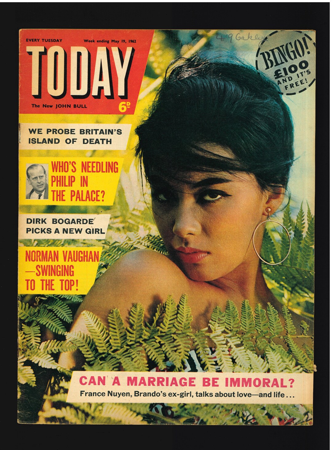 Today Magazine: May 19 1962 Vintage Magazine Norman Vaughan - Etsy