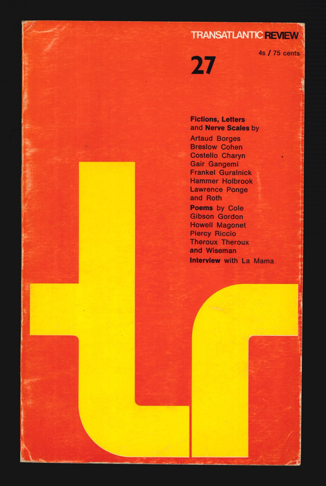 Transatlantic Review 27 1967-68 Literature Review Magazine - Etsy