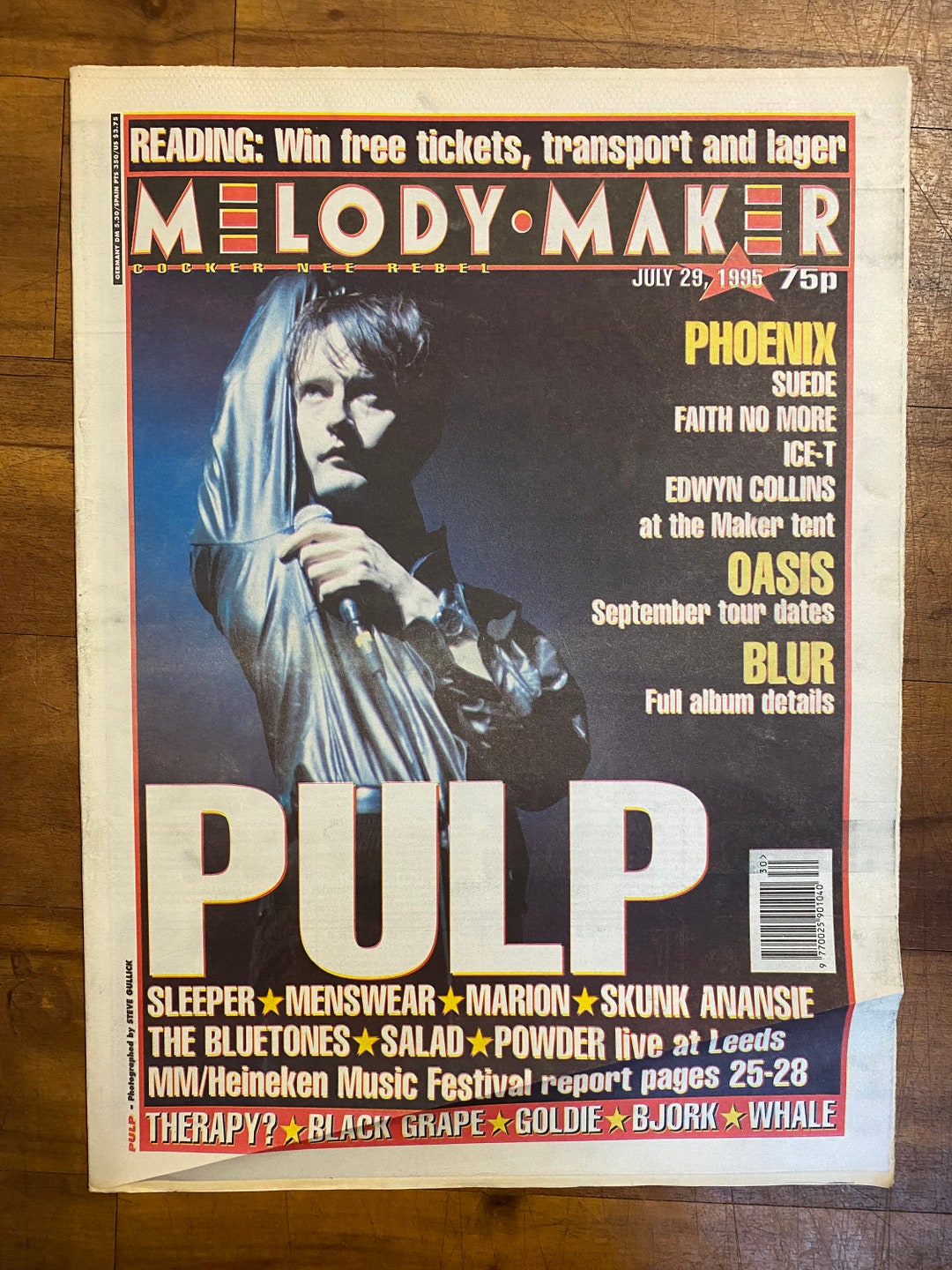 Melody Maker July 29 1995 Original British Pop Newspaper - Etsy