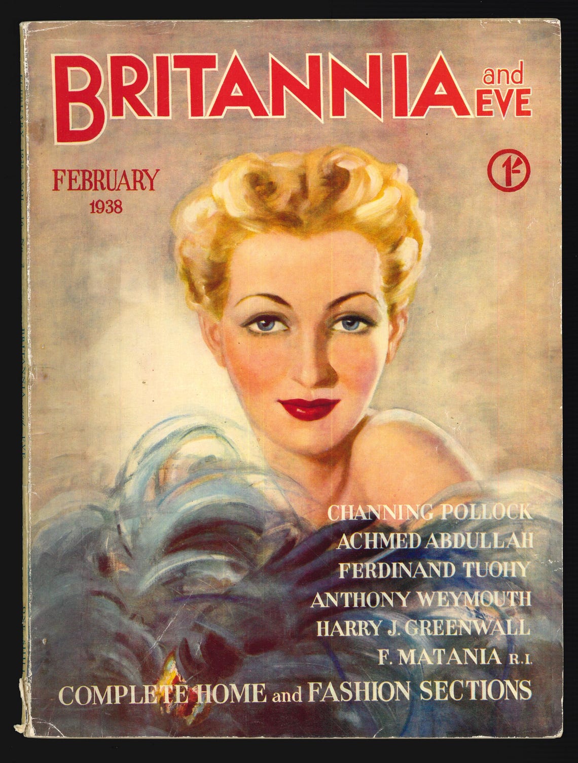 Britannia and Eve British 1938 Original Vintage Fashion Magazine Scarce ...