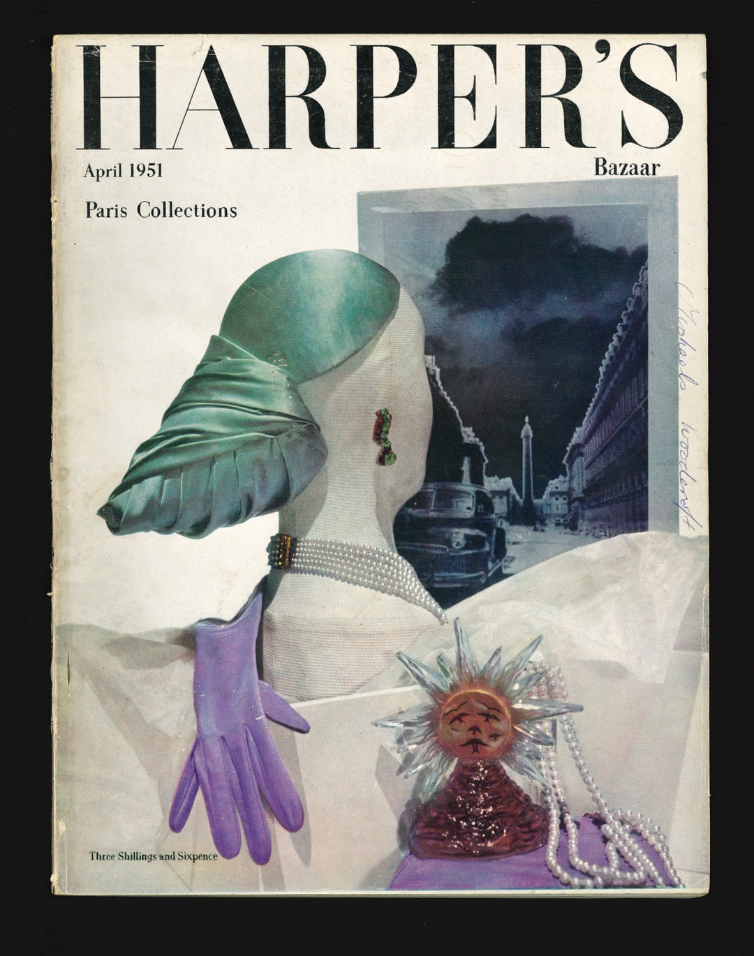 Harper's Bazaar UK April 1951 Vintage Rare Retro Original Fashion ...