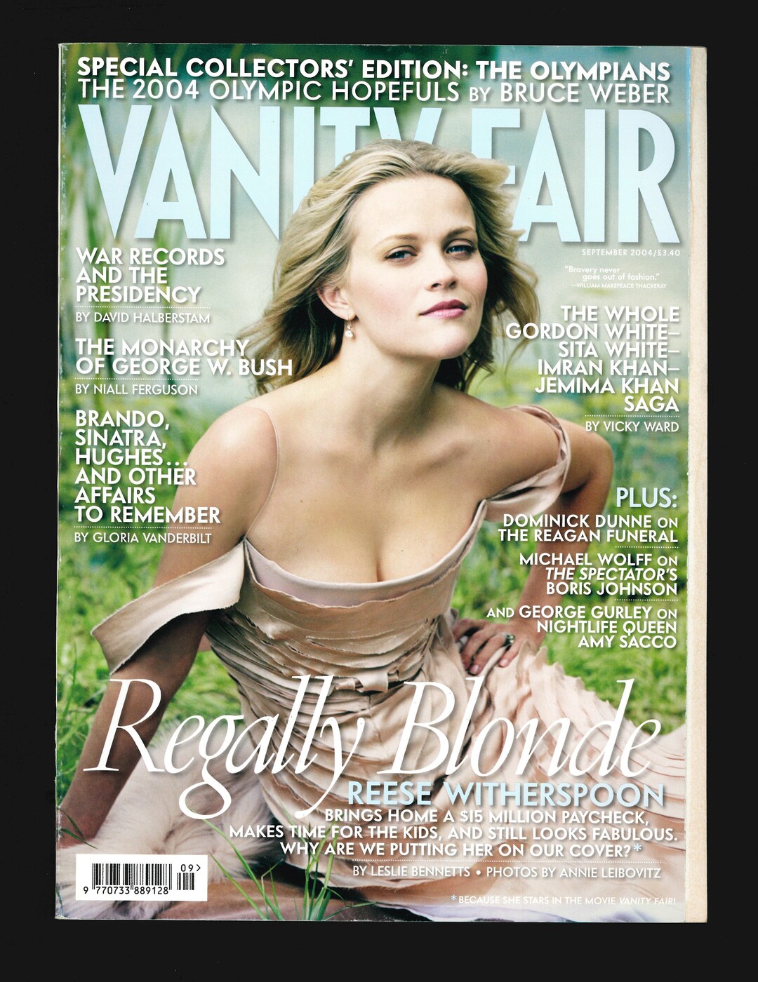 Vanity Fair UK Sept 2004 Reese Witherspoon - Etsy