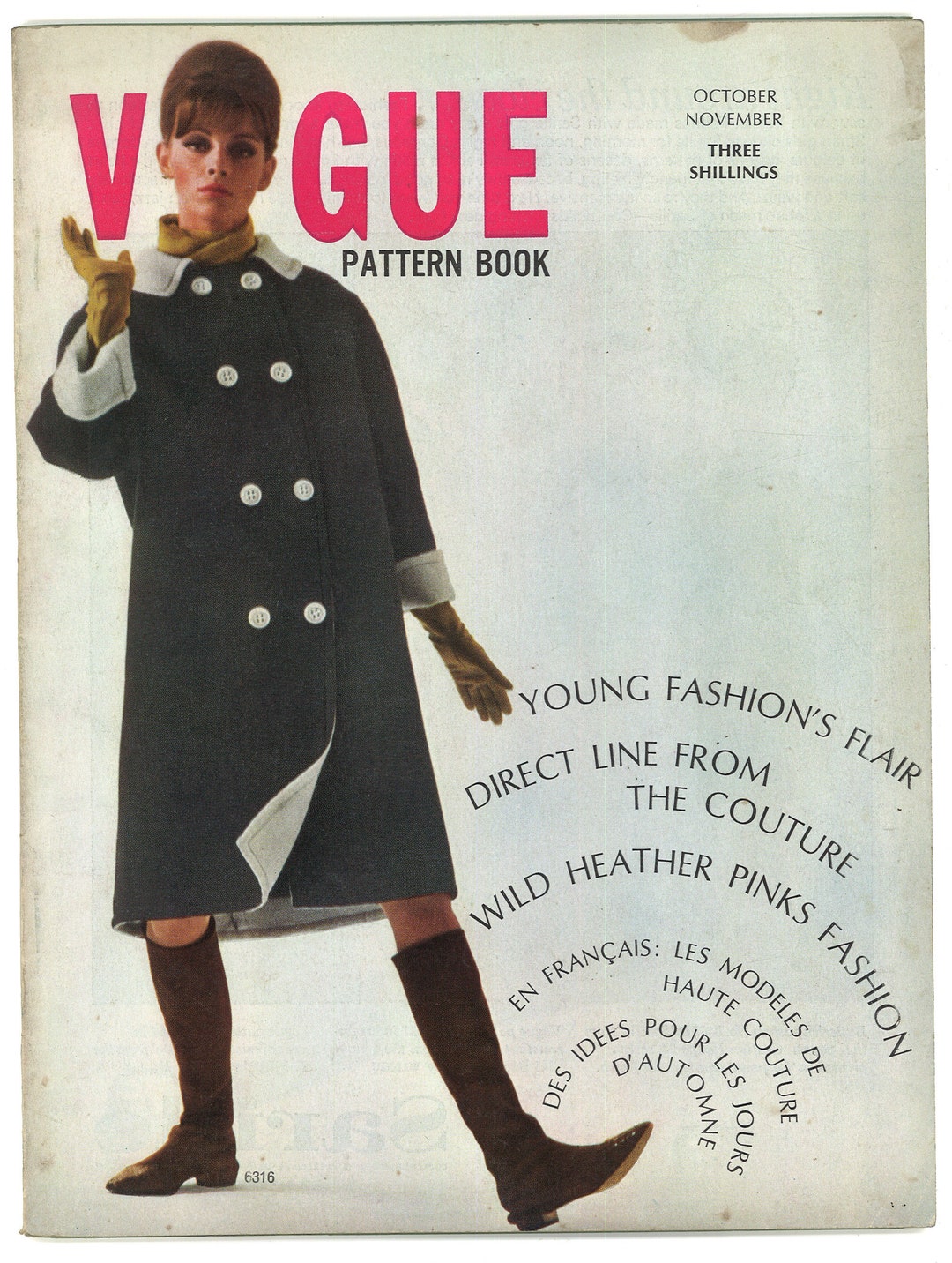 Vogue Patterns Book Oct Nov 1964 Original Vintage Retro Rare Fashion ...