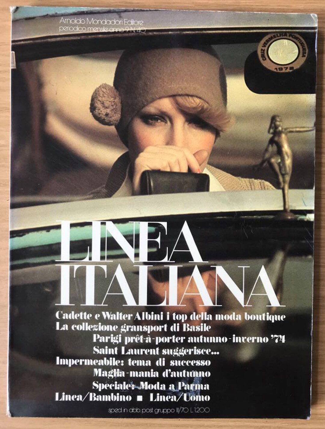 Linea Italiana Periodico Mensile Anno 9 No 40 1974 Arnoldo Mondadori ...