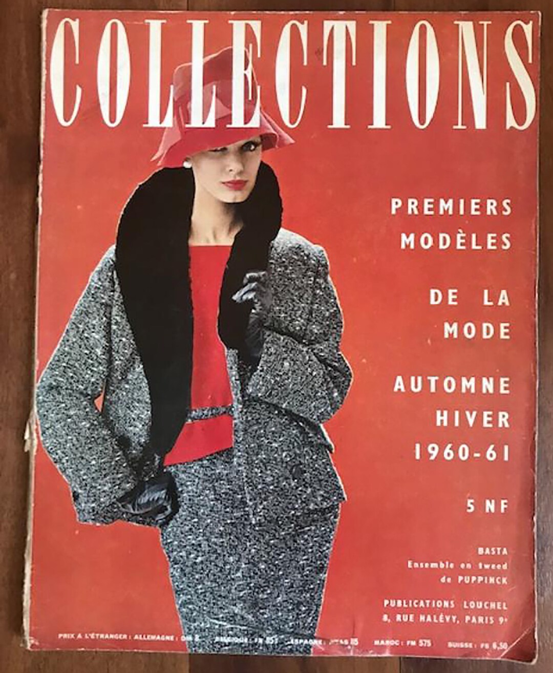 Collections Magazine Autumn Winter 1960-1961 Paris French Foreign ...