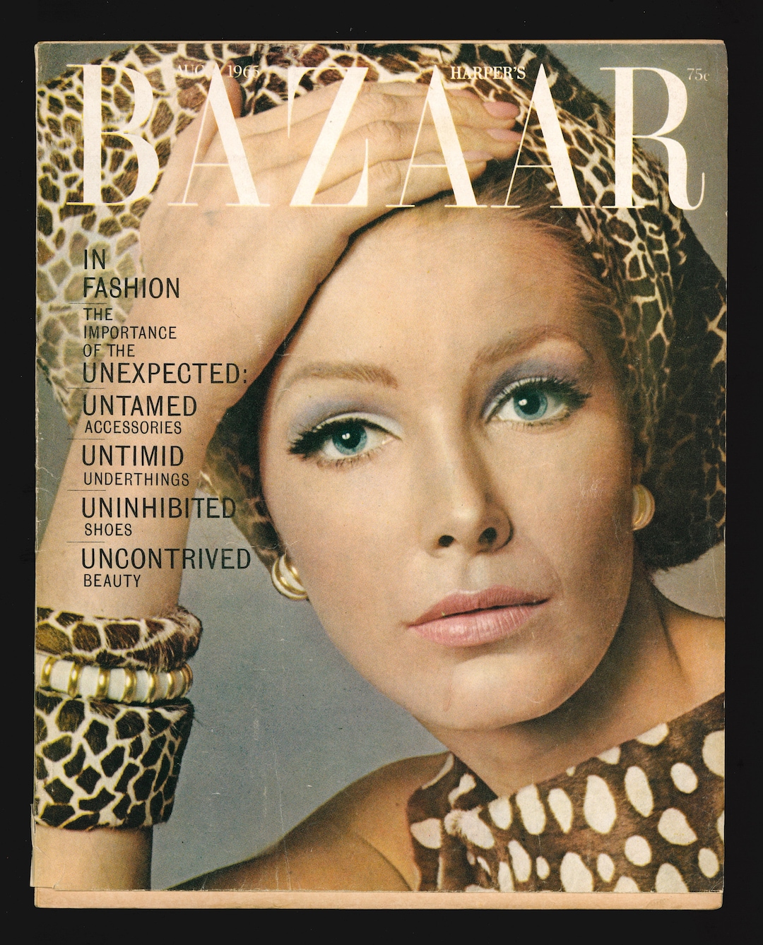 Harper's Bazaar US Aug 1965 Vintage Rare Retro Original Fashion ...