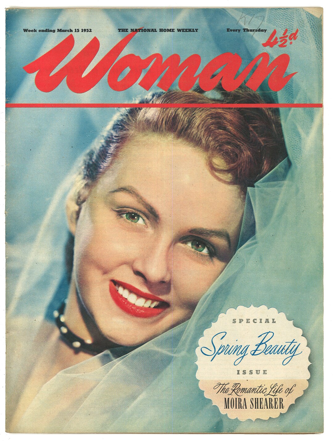 Woman UK March 15 1952 Original British Vintage Weekly Women Magazine ...