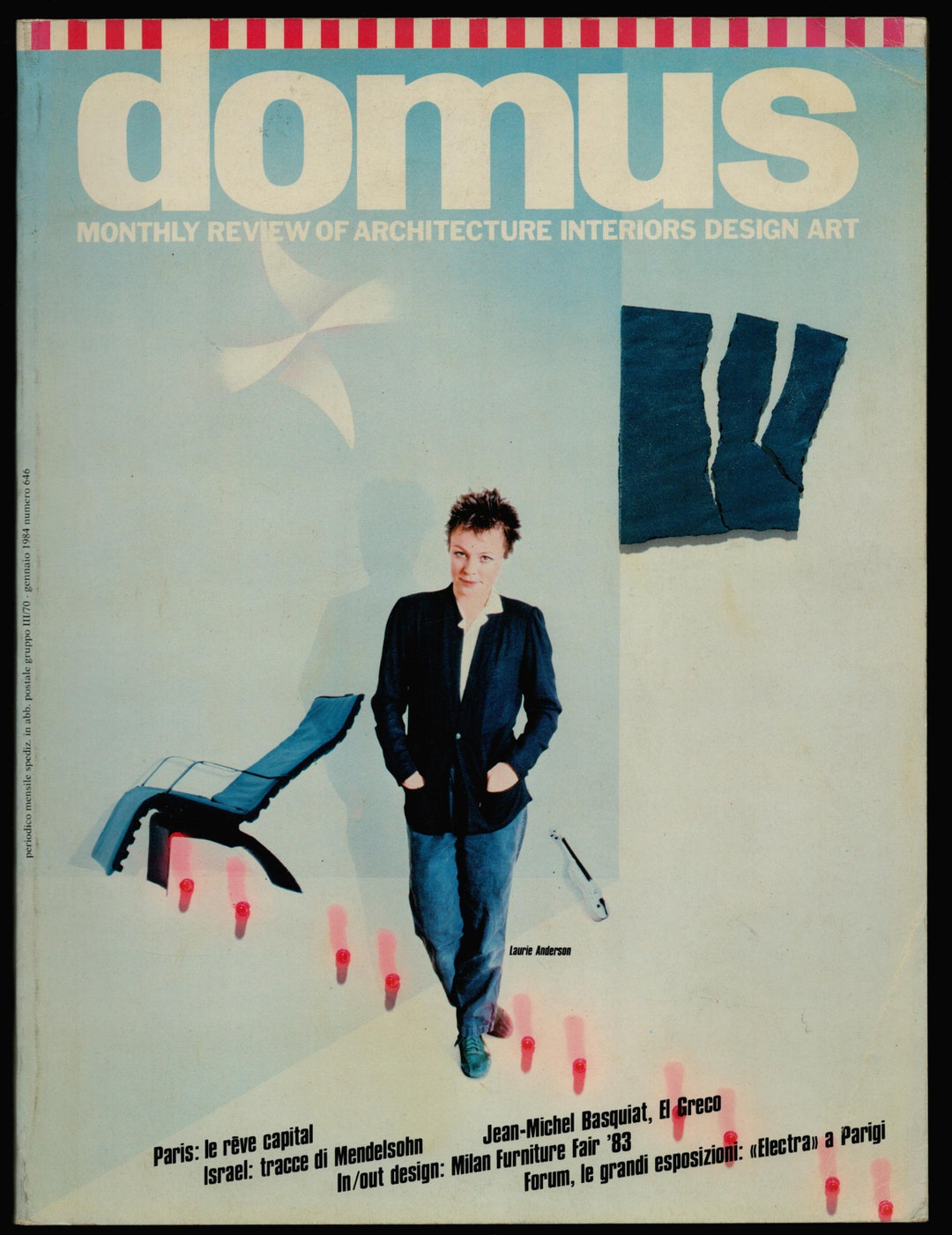 Domus 1984 No 646 Italian Architecture Magazine Laurie Anderson,jean ...