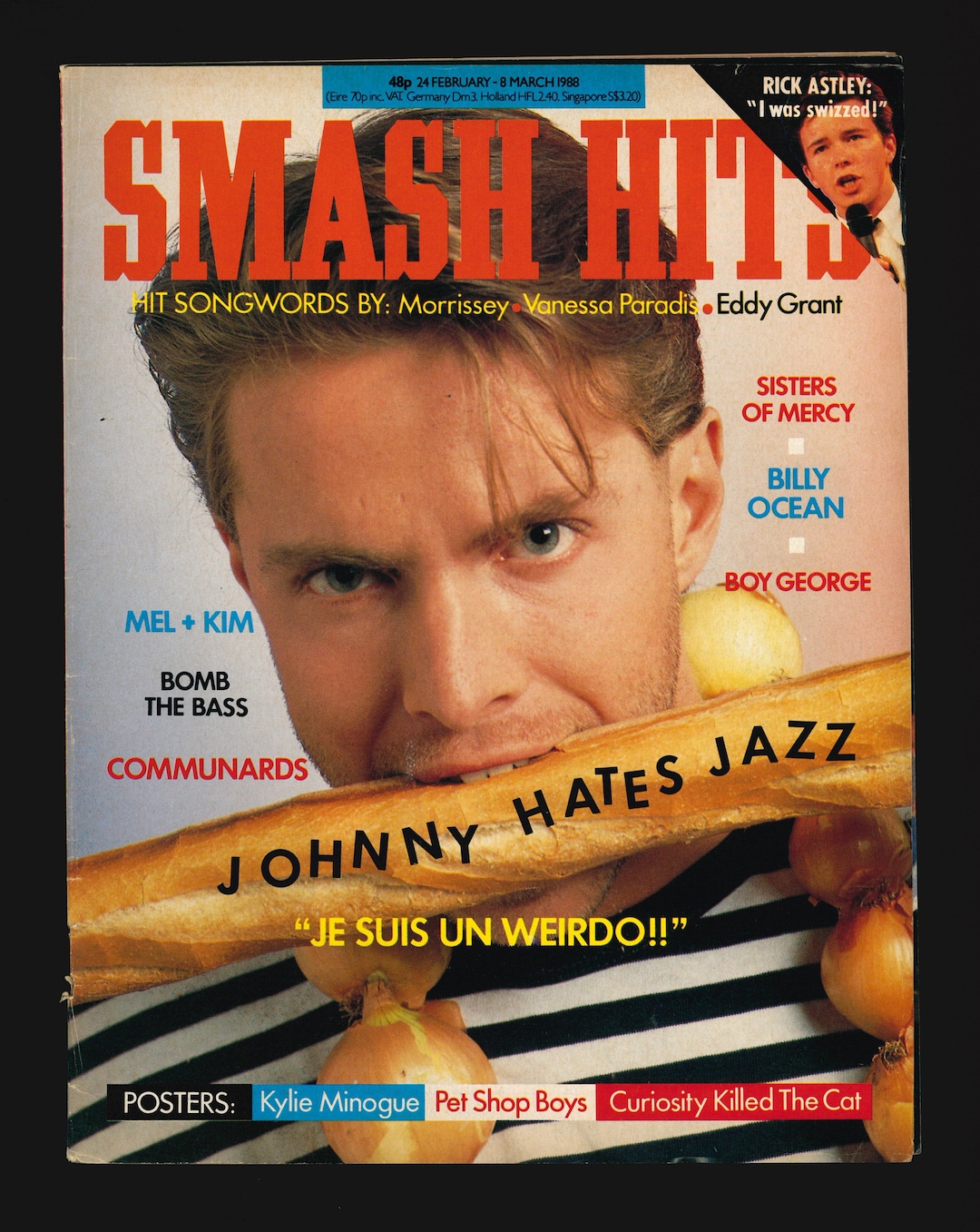 Smash Hits Feb 24-mar 8 1988 Fortnightly British Original Vintage Music ...