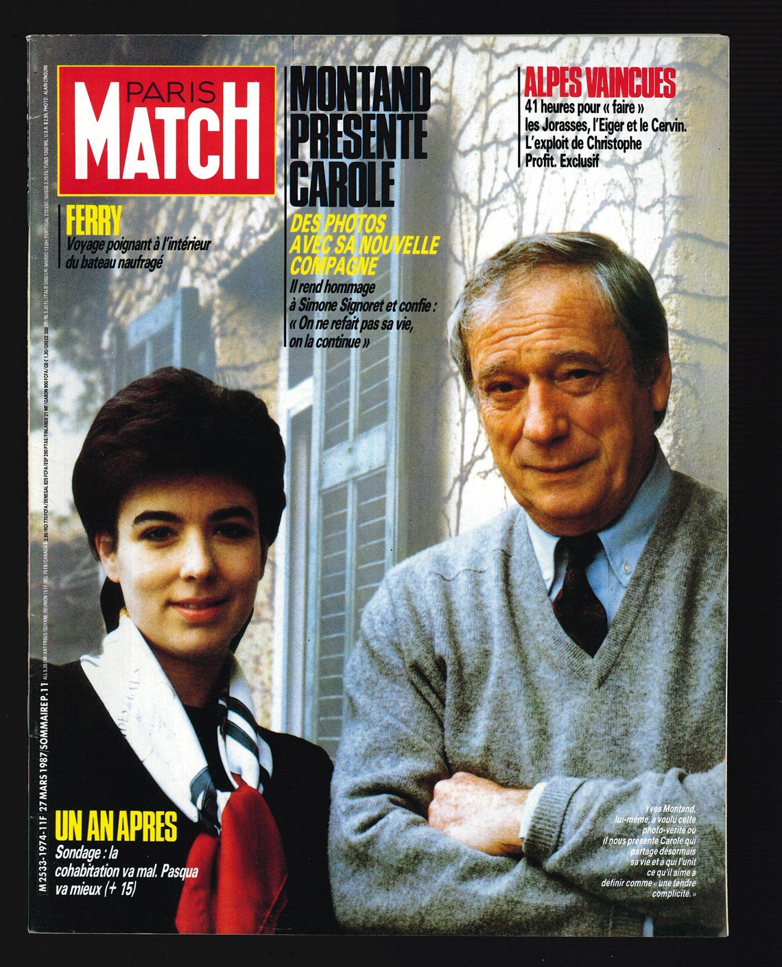 Paris Match Magazine Jan - Sept 1987 Back Issues - Etsy