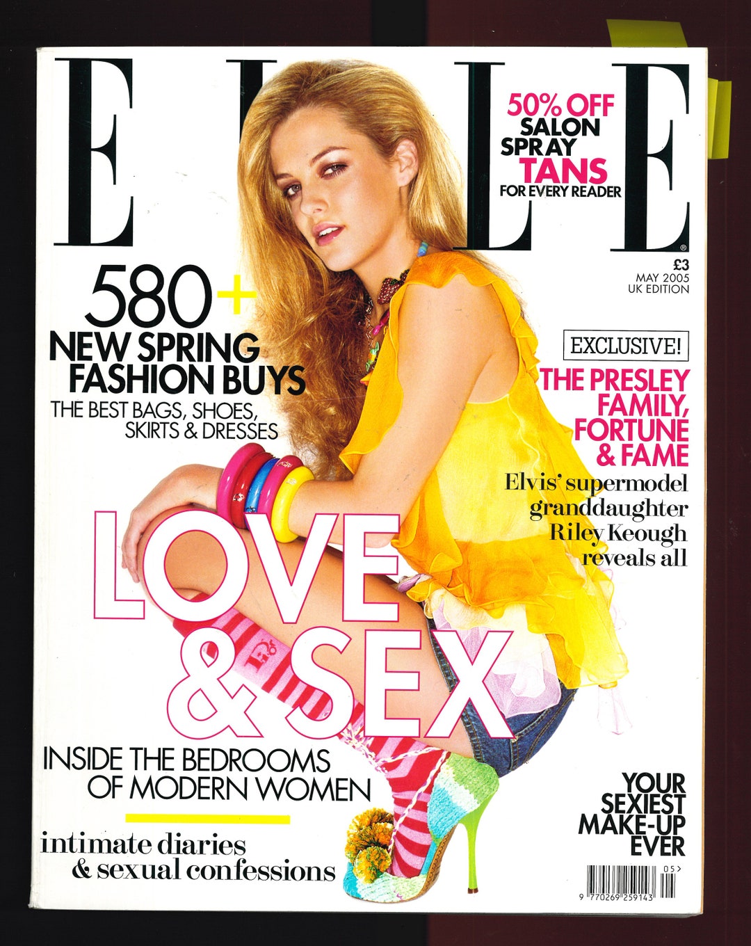Elle UK May 2005 British Original Vintage Fashion Magazine - Etsy
