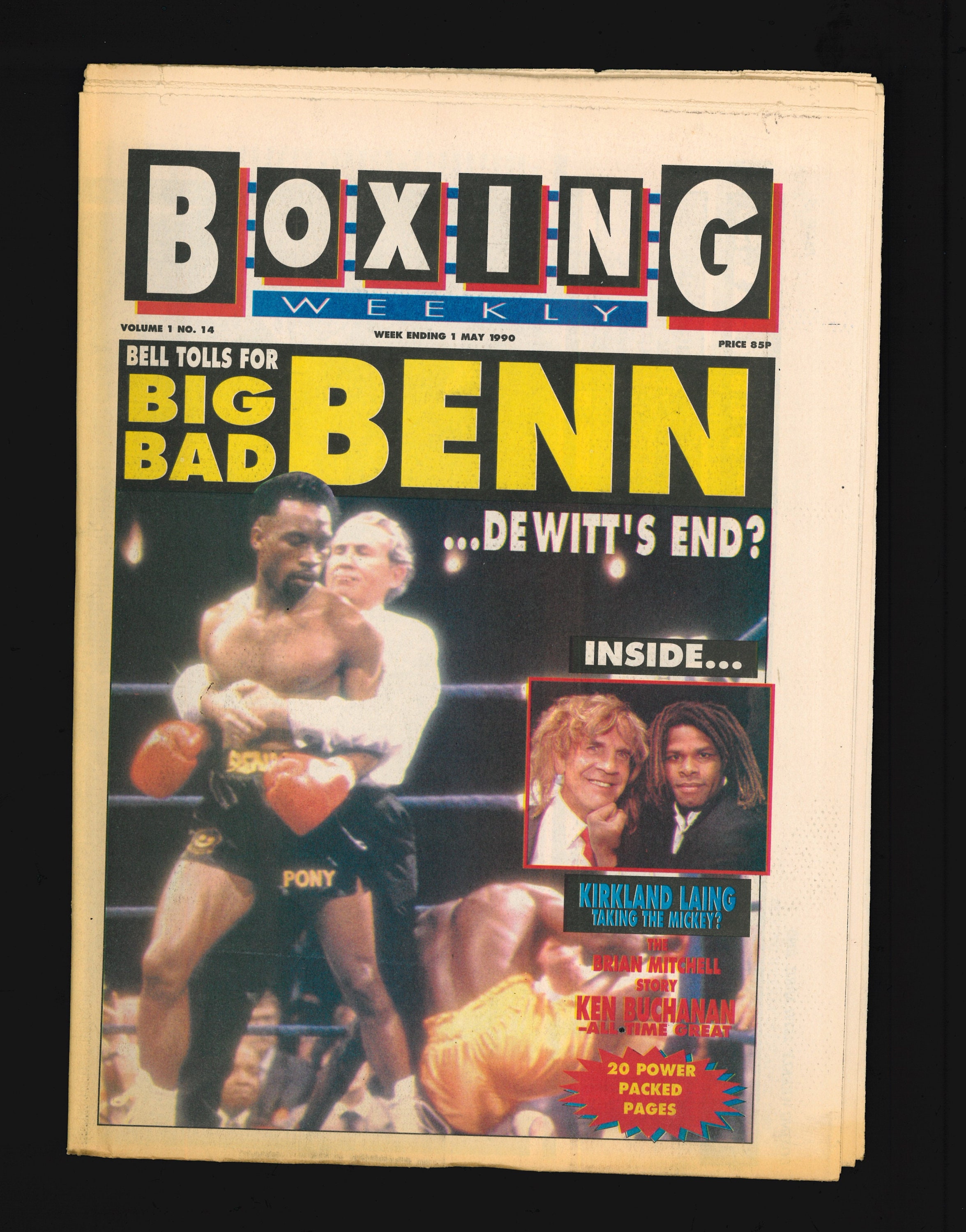 Boxing Weekly April May June 1990 Vintage Original Magazine - Etsy
