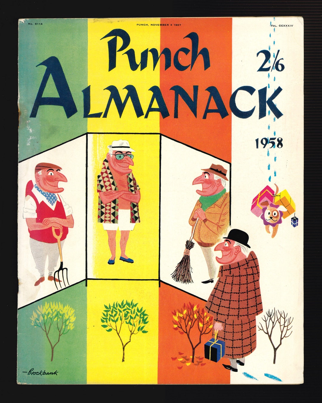 Punch Nov 1957 Bundle of 5 Copies Vintage Original Satire Magazine - Etsy