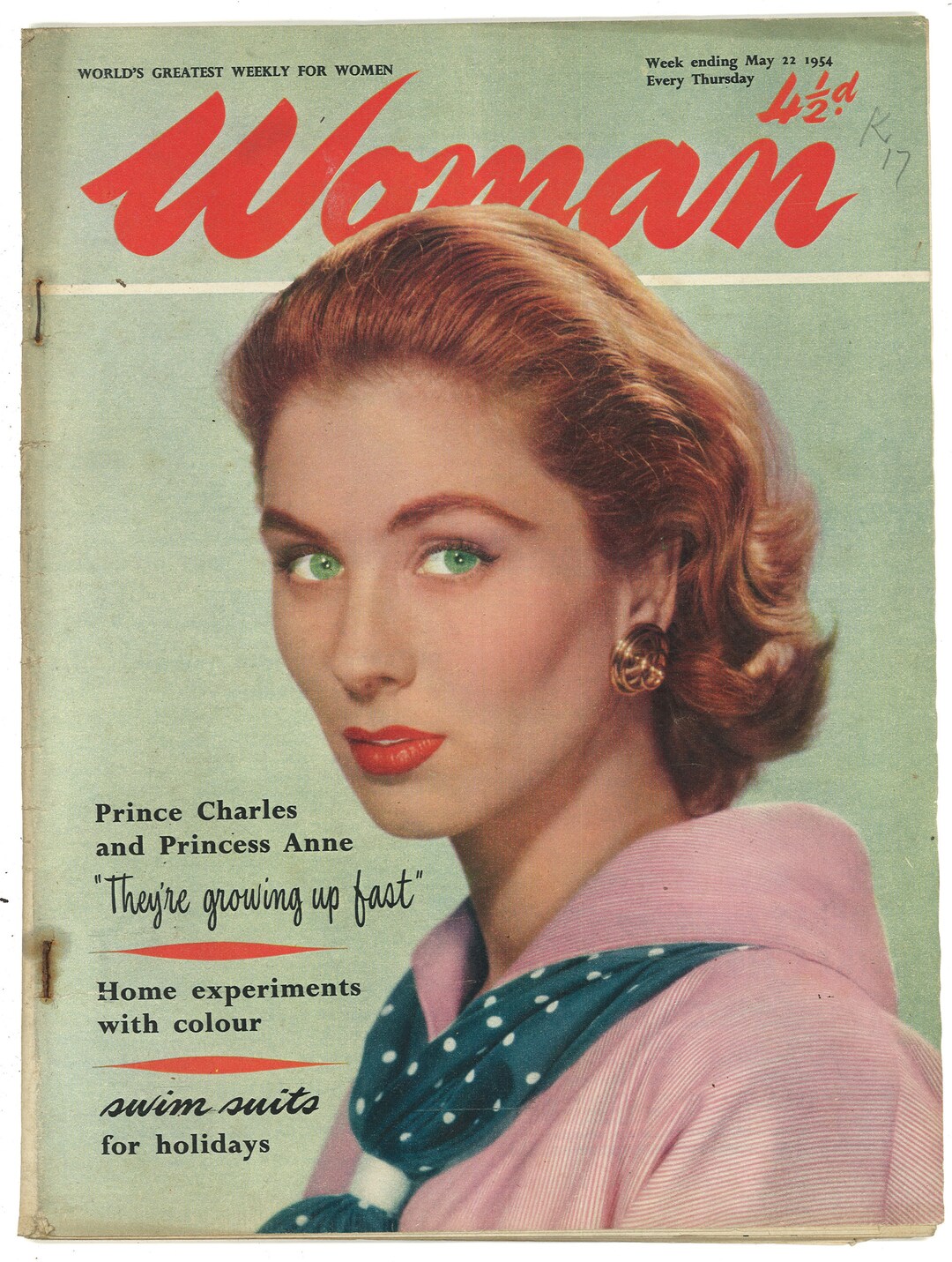 Woman UK May 22 1954 Original British Vintage Weekly Women Magazine ...