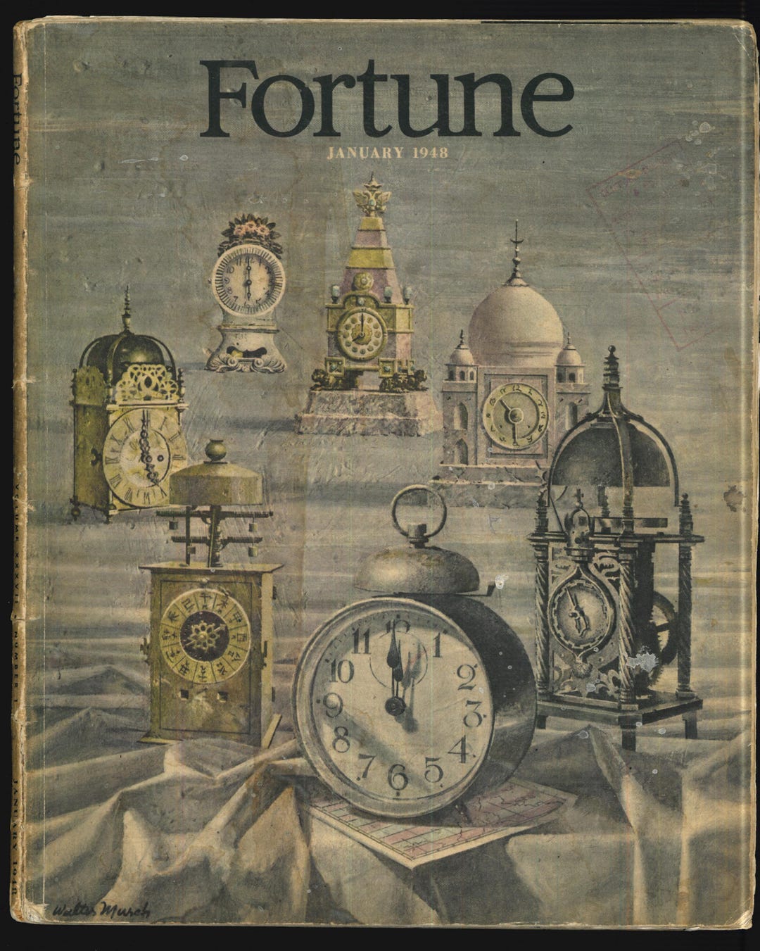 Fortune Magazine 1948 - 1971 Design Advertising Book Art Deco Vintage ...