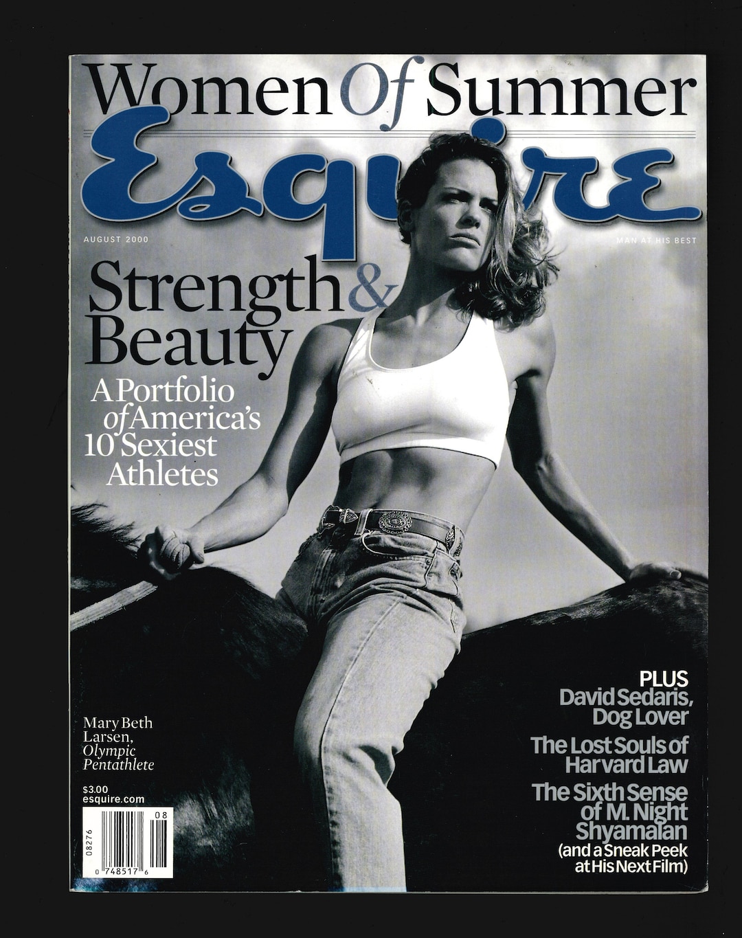 Esquire Magazine US Aug 2000 Cover: Mary Beth Larsen - Etsy